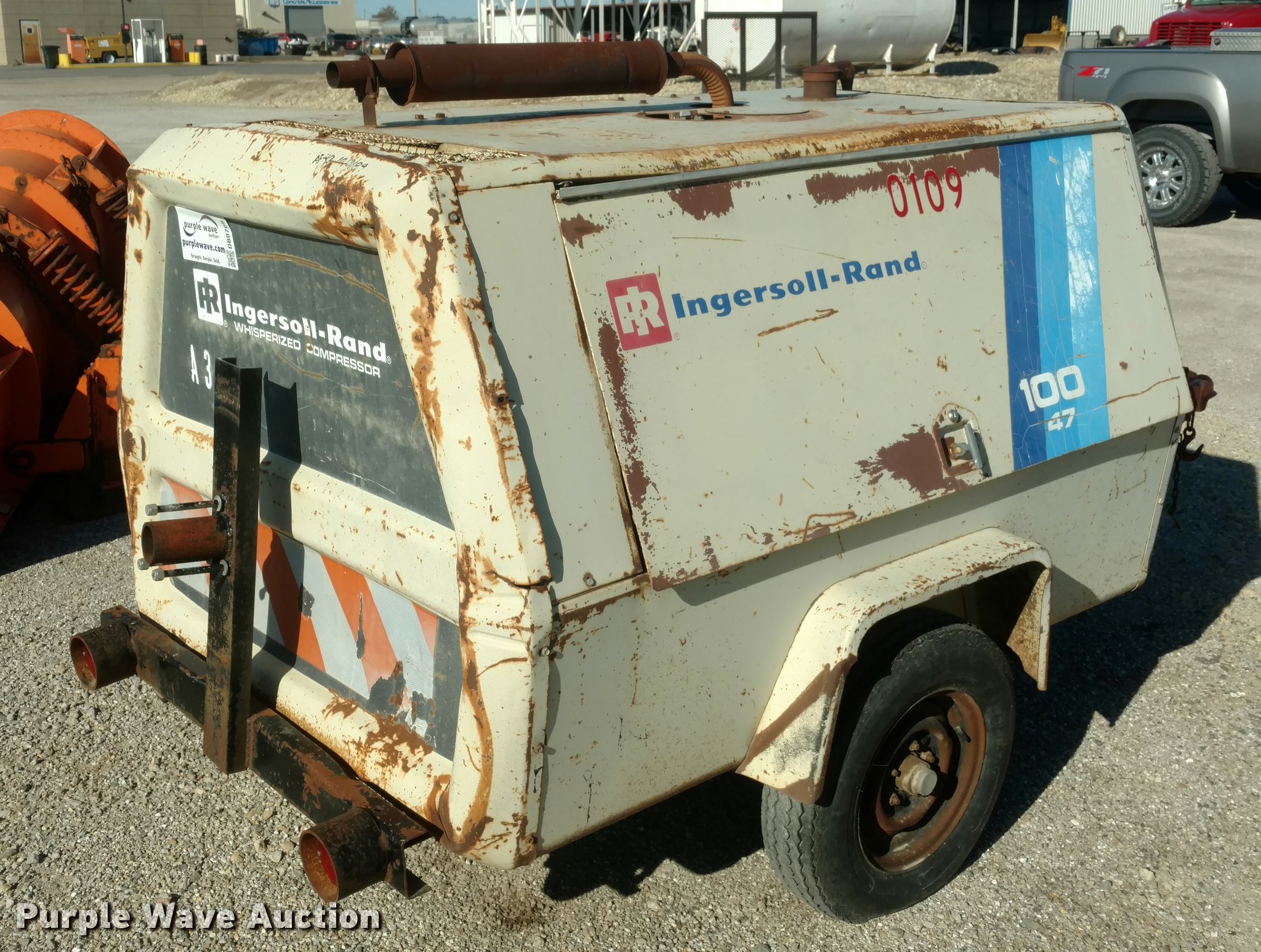Ingersoll Rand 100 air compressor in El Dorado, KS | Item DB0769 sold ...