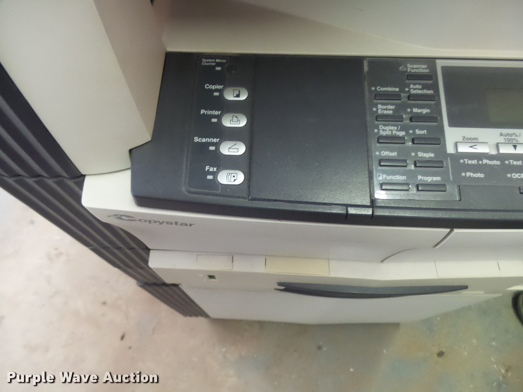 Copystar CS-2050 copy machine in Lyons, KS | Item DA2079 sold | Purple Wave