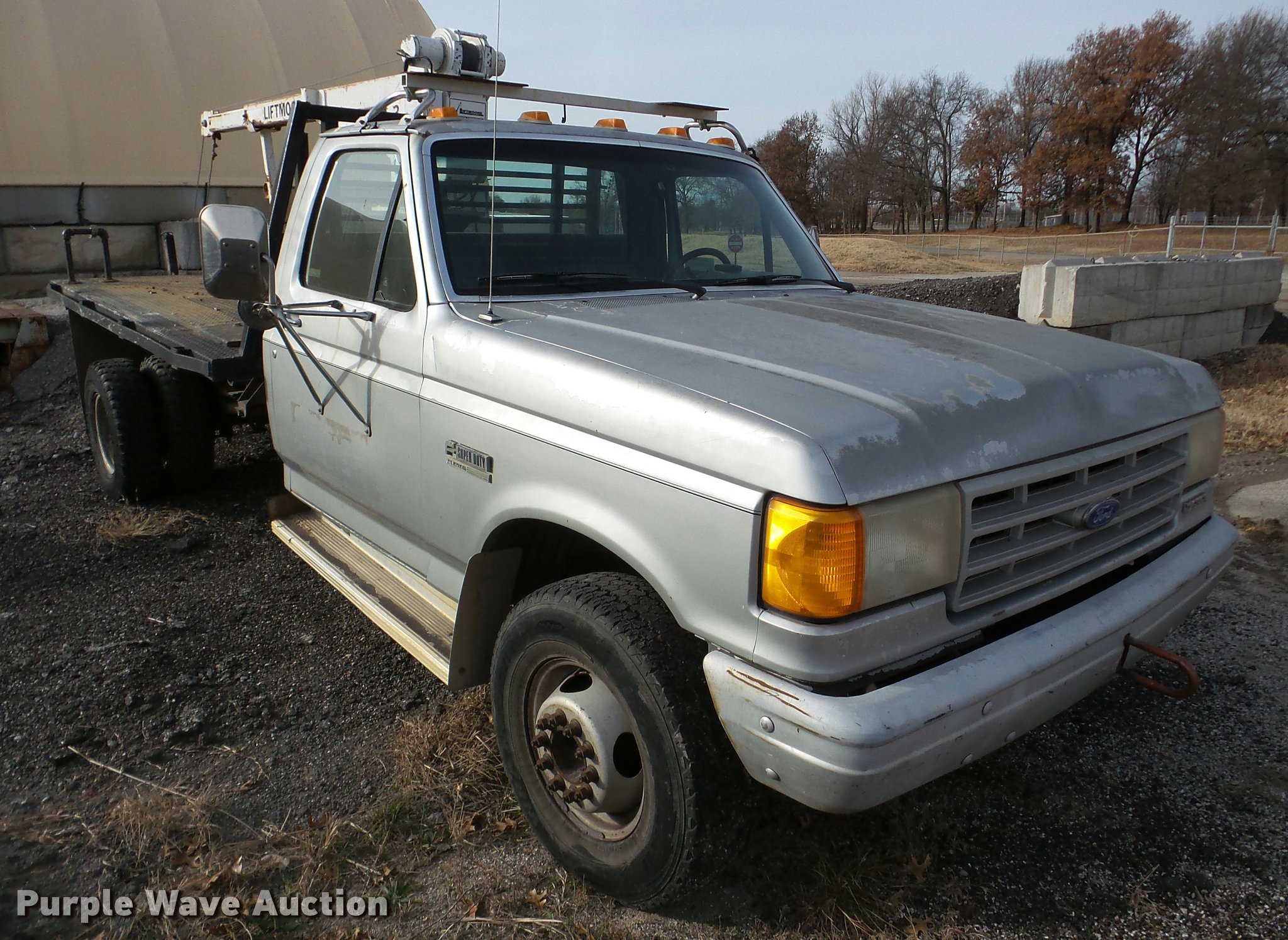1990 Ford F450 Super Duty flatbed truck in PIttsburg, KS | Item DB5398 ...