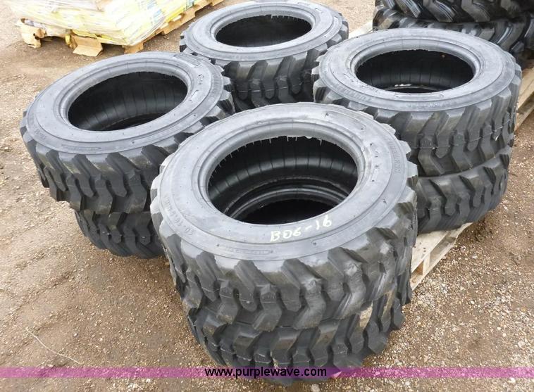 (8) 10x16.5 tires in Tonganoxie, KS | Item F1110 sold | Purple Wave