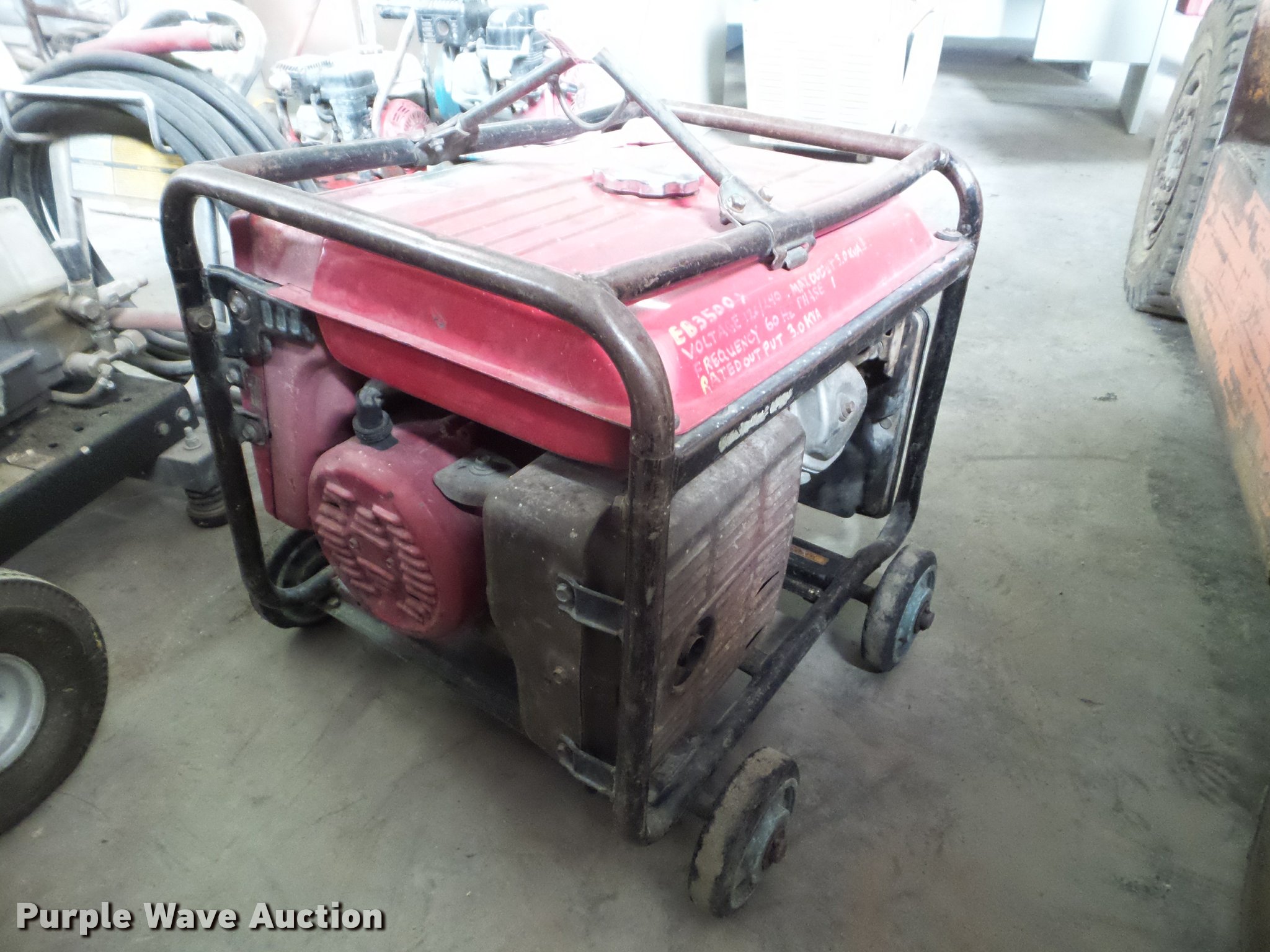 Honda EB3500X generator in Wichita, KS | Item DG9261 sold | Purple Wave
