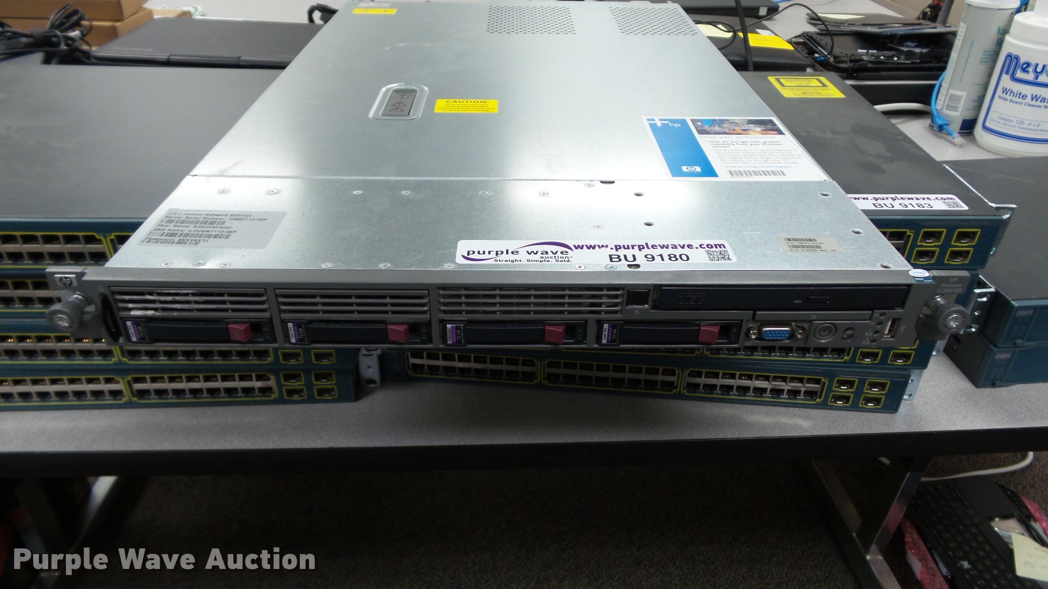 HP Proliant DL360 G5 server in Louisburg, KS | Item BU9180 sold ...
