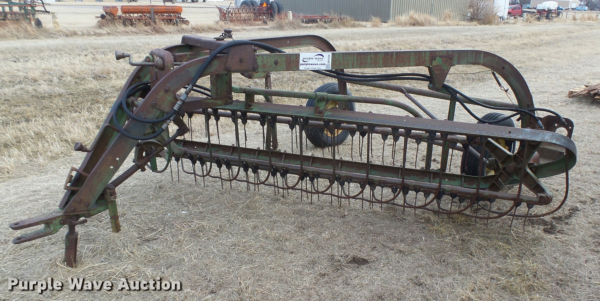 Hay rake in Bazine, KS | Item DB1839 sold | Purple Wave