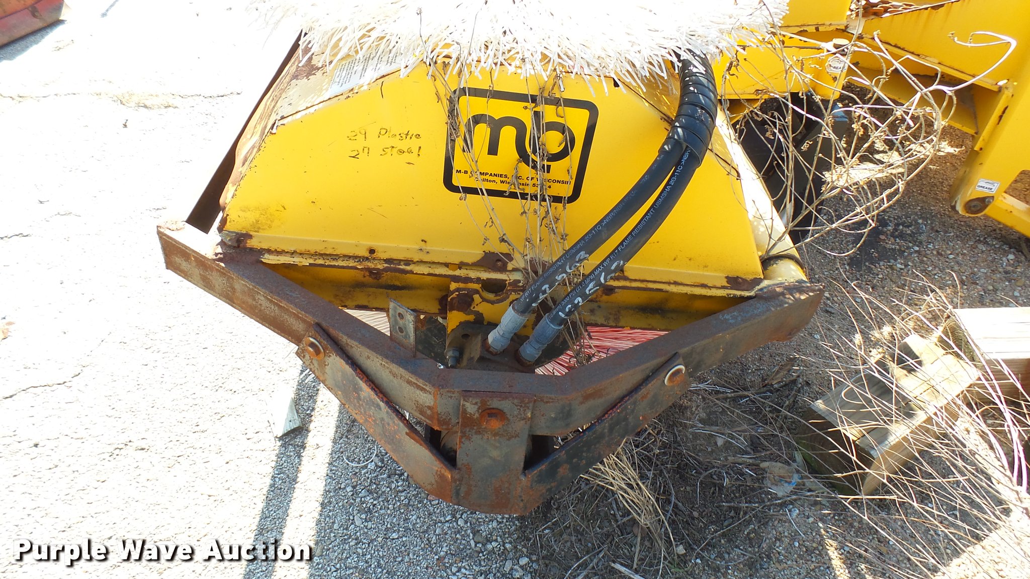 MB sweeper attachment in Cheney, KS | Item AT9566 sold | Purple Wave