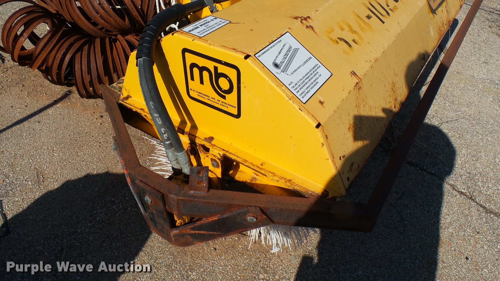 MB sweeper attachment in Cheney, KS | Item AT9566 sold | Purple Wave