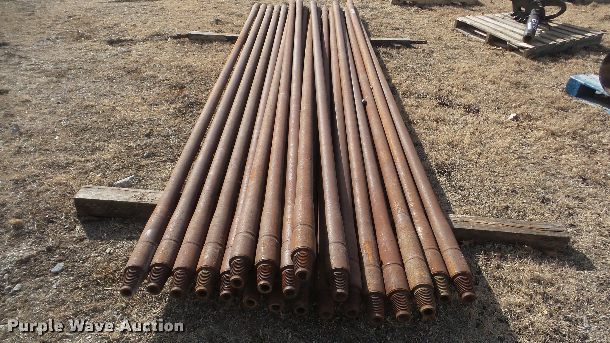 (20) 40/20 Mach 1 drill rods in Goddard, KS | Item BU9406 sold | Purple ...
