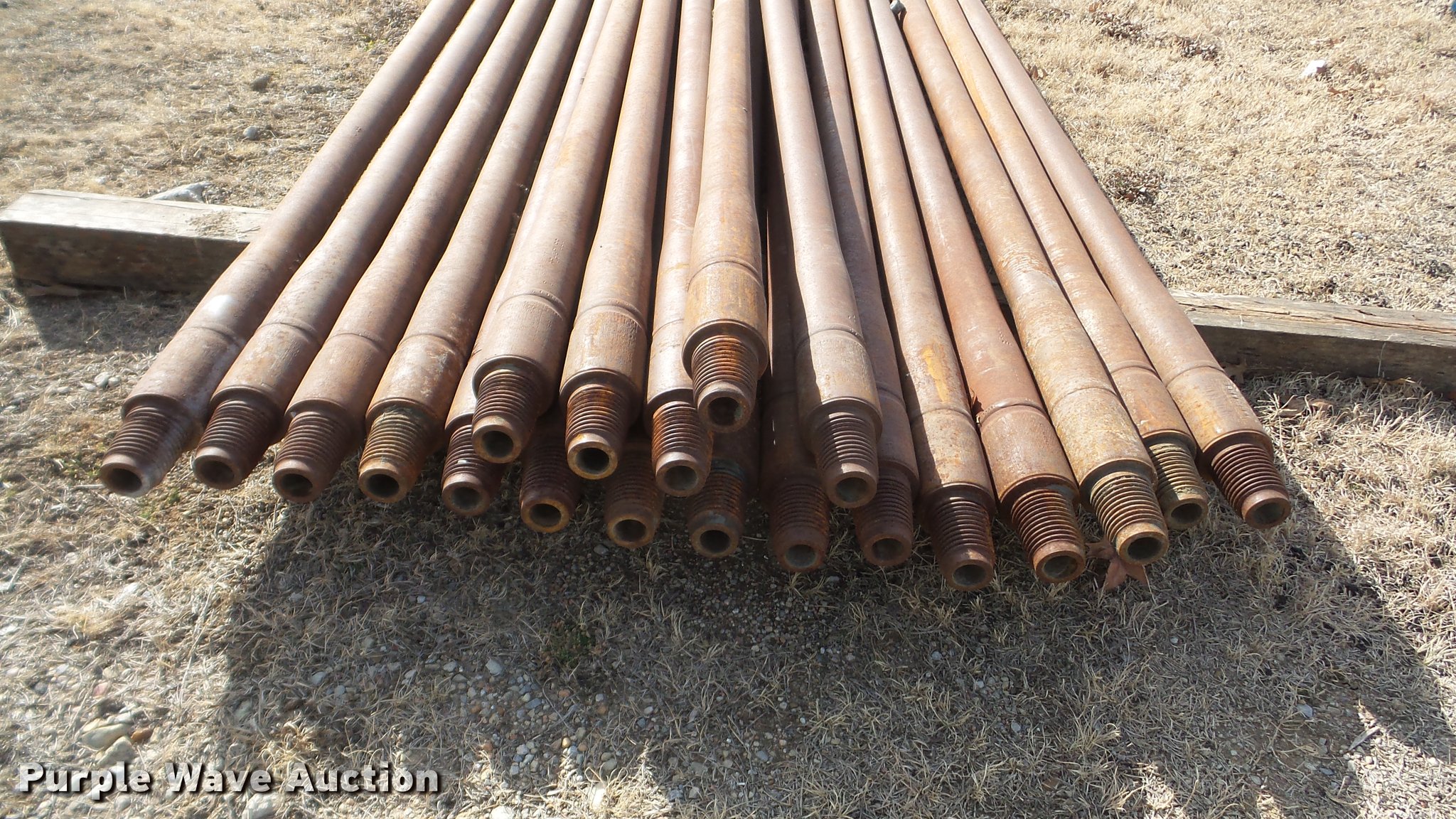 (20) 40/20 Mach 1 drill rods in Goddard, KS | Item BU9406 sold | Purple ...