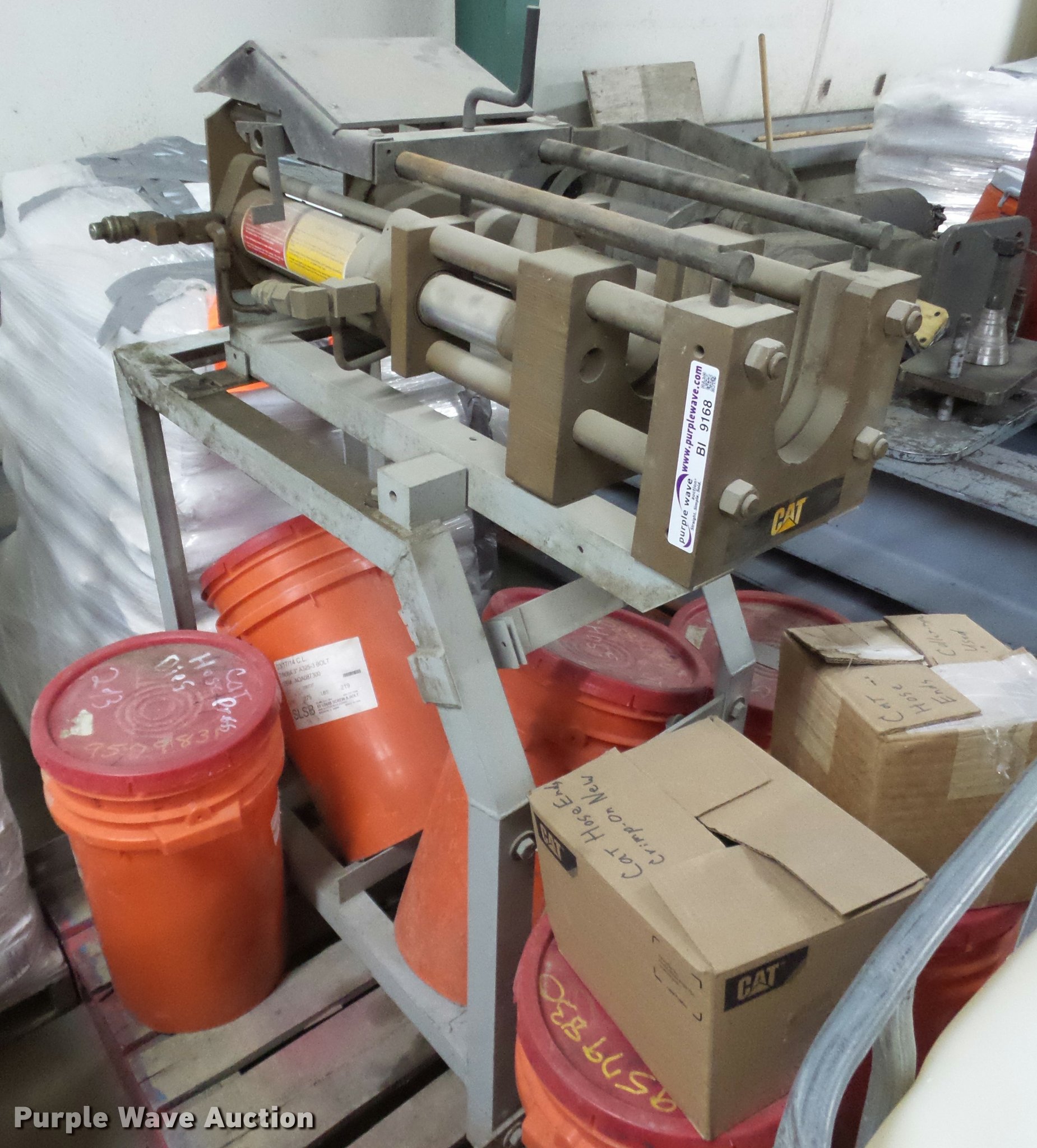 Caterpillar hose crimper in Kansas City, MO | Item BI9168 sold | Purple ...