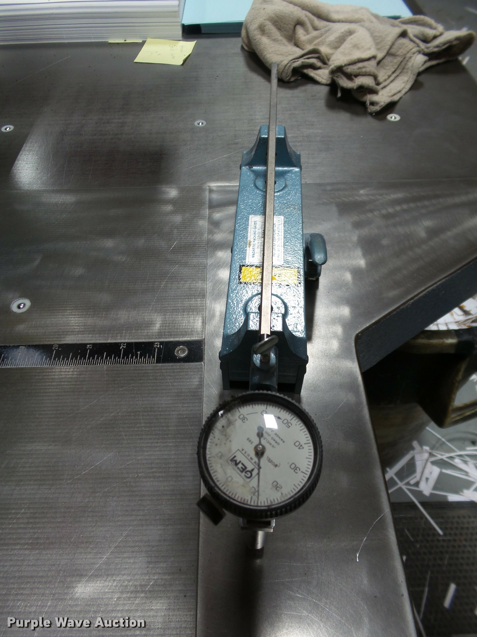 Roconex Corp magnetic packing gauge in Emporia, KS | Item BT9038 sold ...