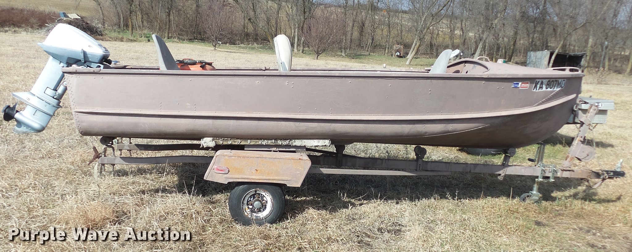 1963 Wolverine aluminum boat in Leonardville, KS | Item DJ9456 sold ...