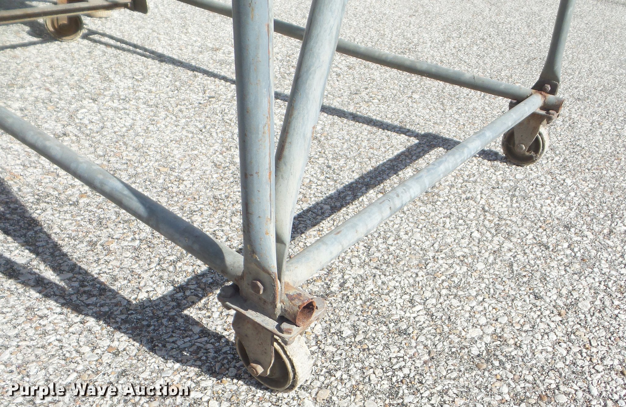 (2) steel ladders in Salina, KS | Item DA7708 sold | Purple Wave