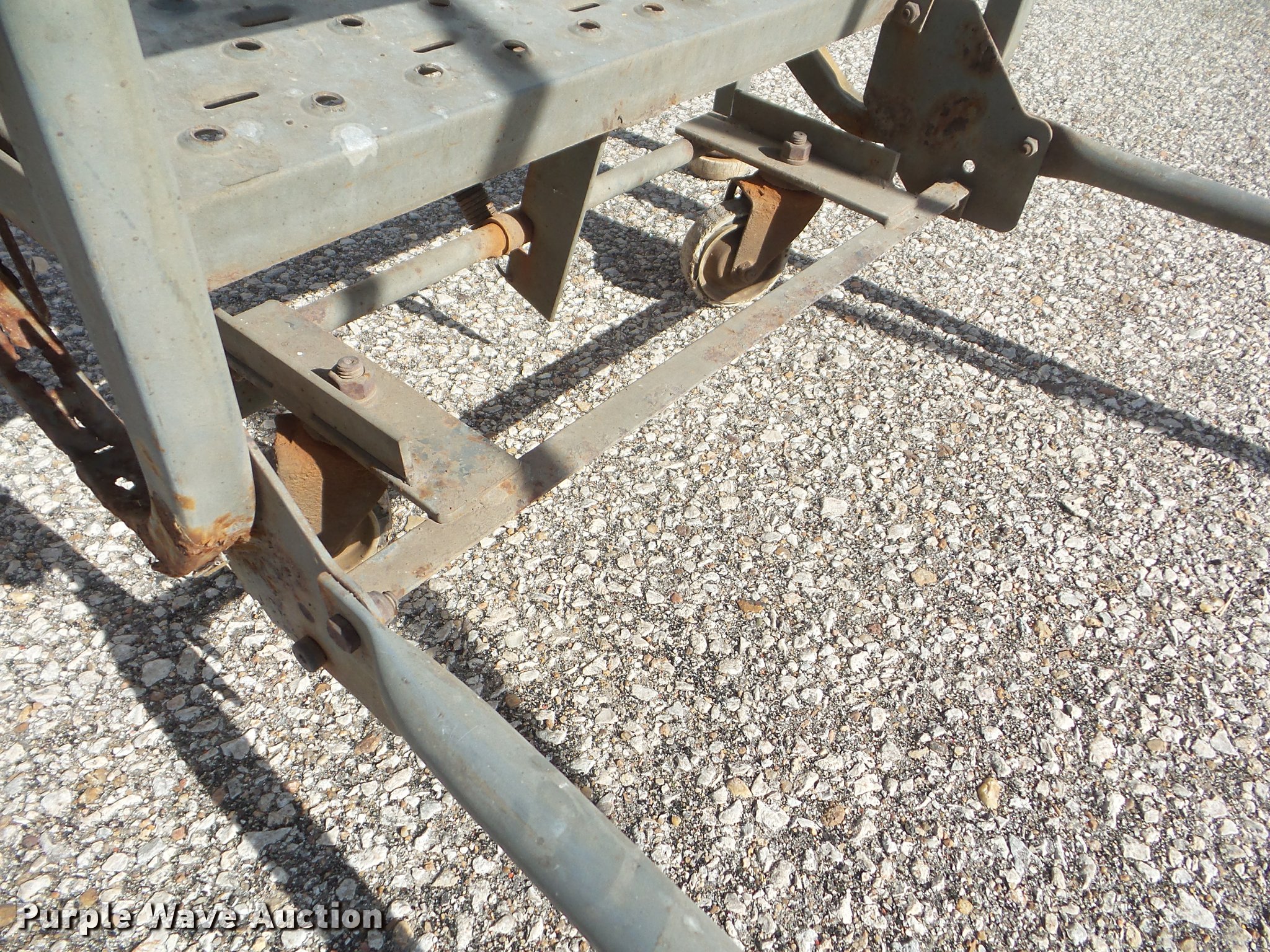 (2) steel ladders in Salina, KS | Item DA7708 sold | Purple Wave