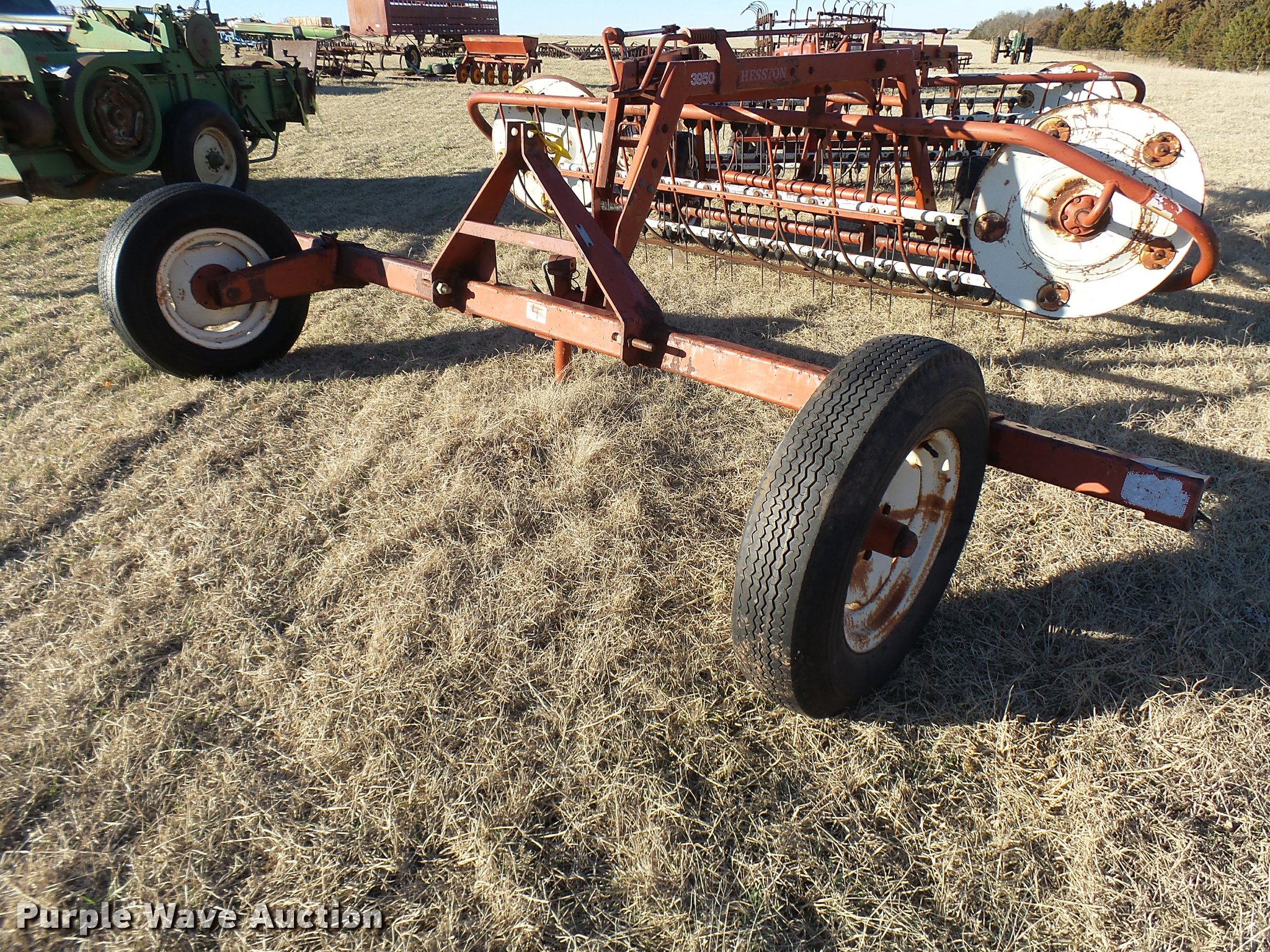 Hesston 3610 rake hitch in Guthrie, OK | Item DG9558 sold | Purple Wave
