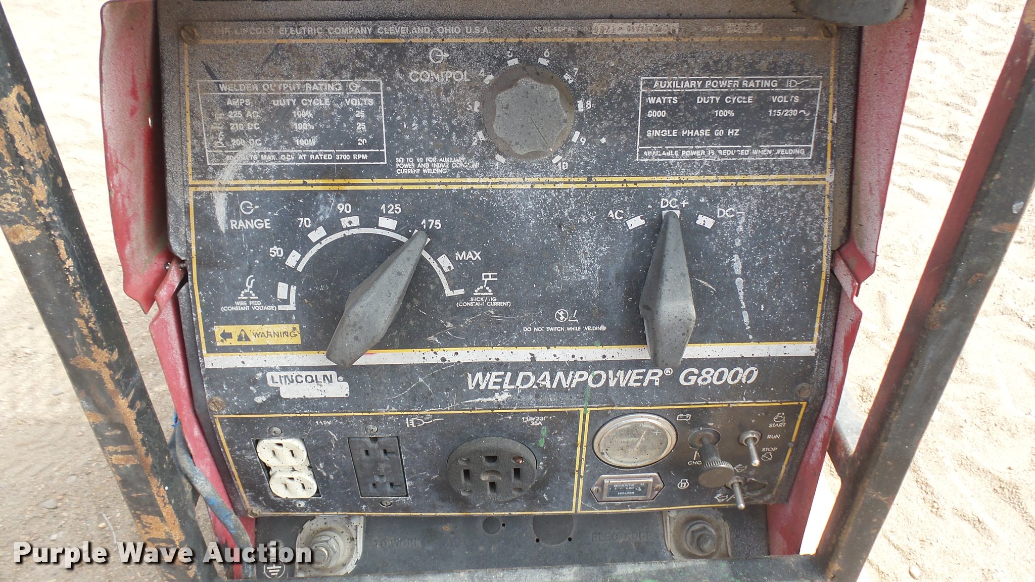 Lincoln Weldanpower G8000 welder in Kinsley, KS | Item DQ9796 sold ...