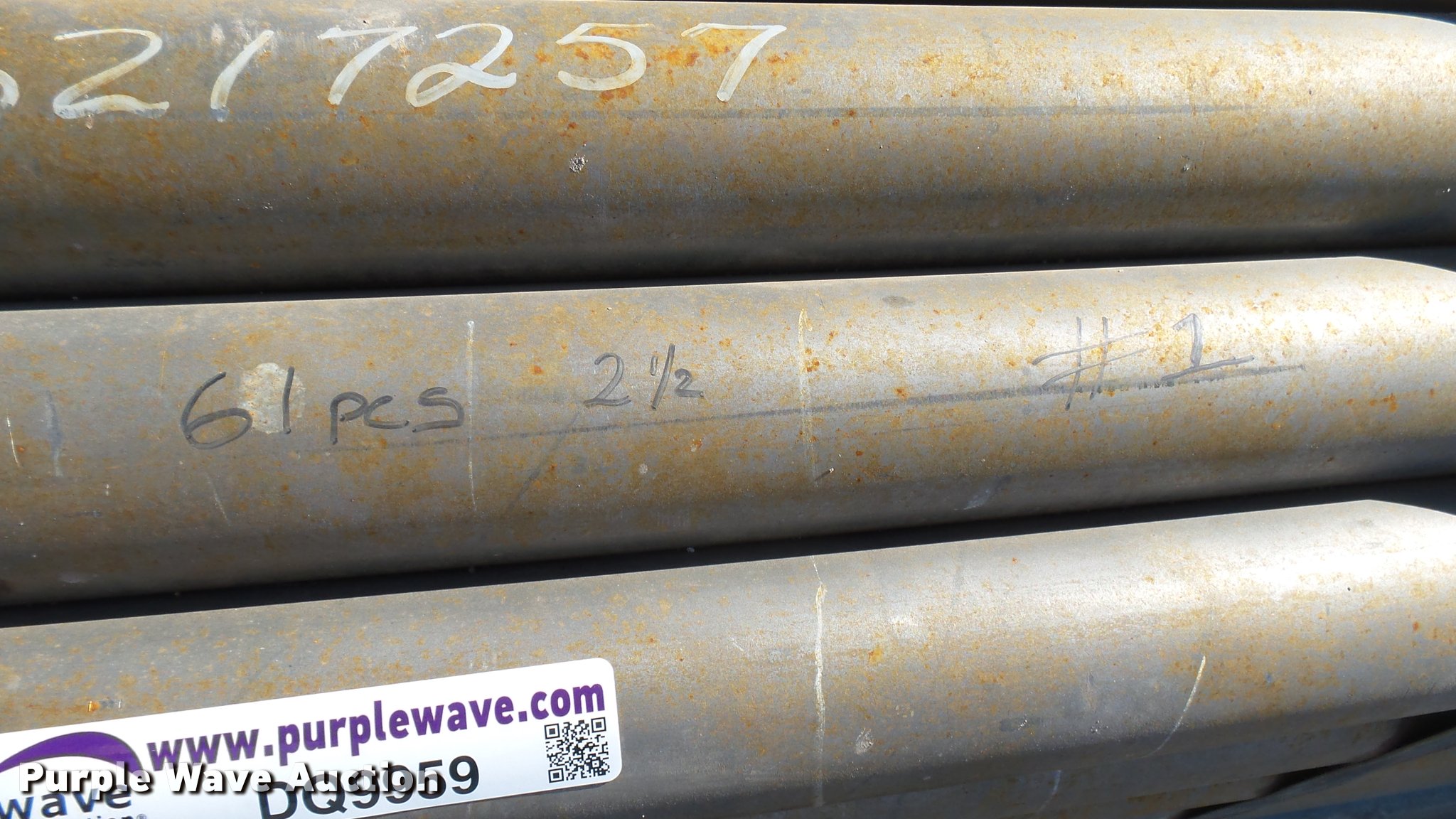 (61) pieces of 2.5" steel pipe in Wichita, KS | Item DQ9959 sold ...