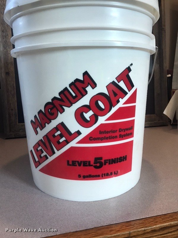 (400) five gallon buckets of Magnum Level Coat sheetrock primer in ...