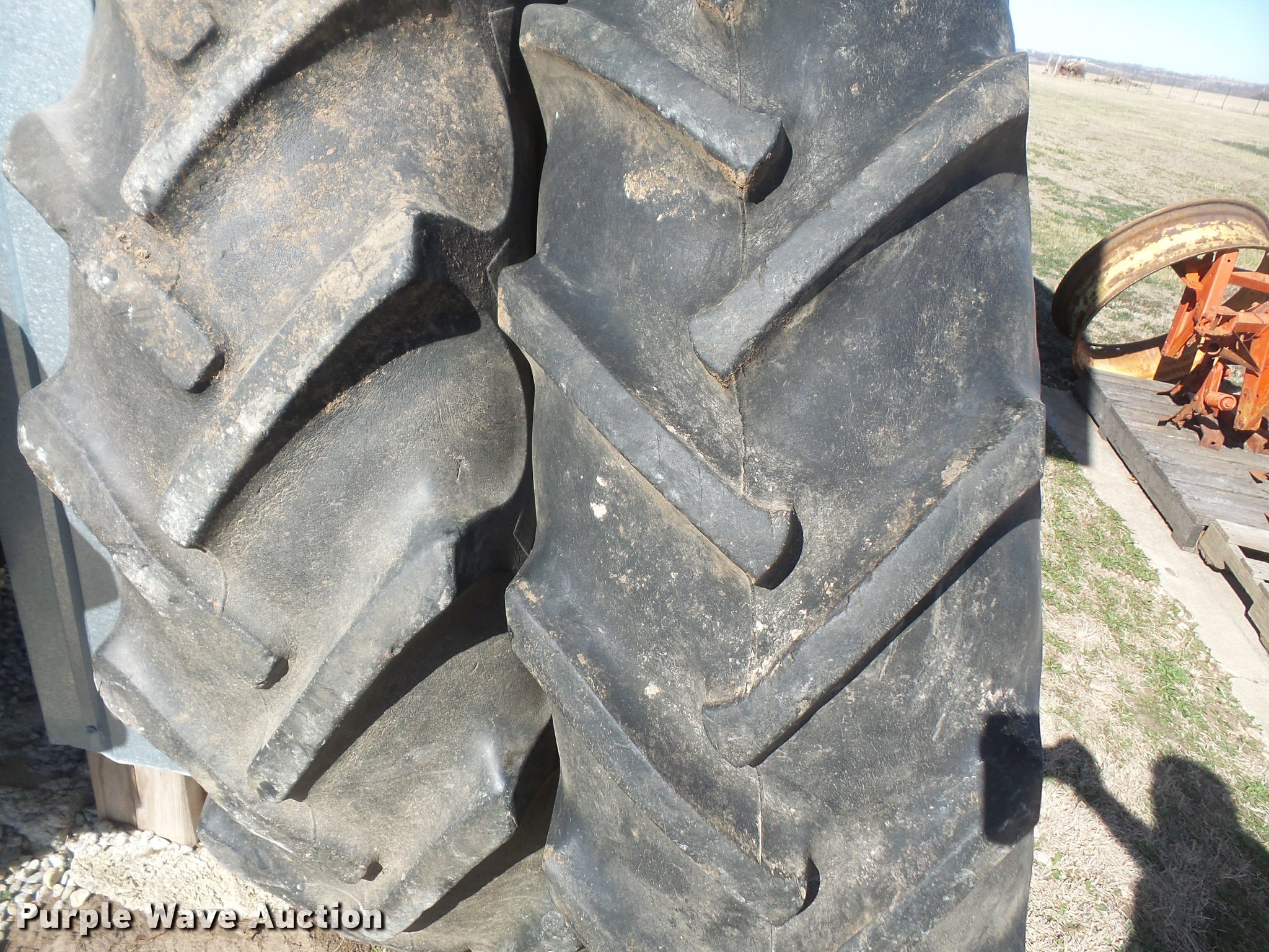(2) 13.6x38 tires in Pomona, KS | Item DC9091 sold | Purple Wave