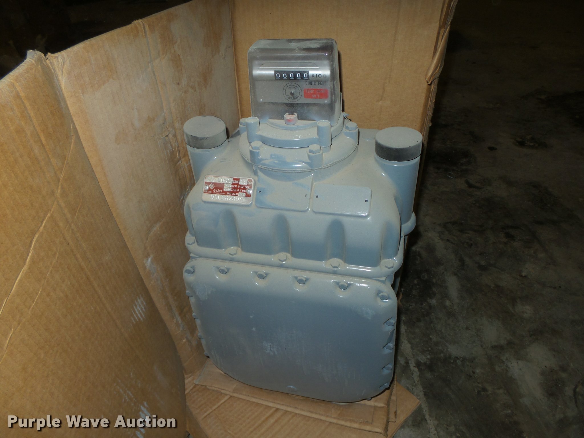 American Meter AL1000 gas meter in Lincoln, NE | Item AU9640 sold ...