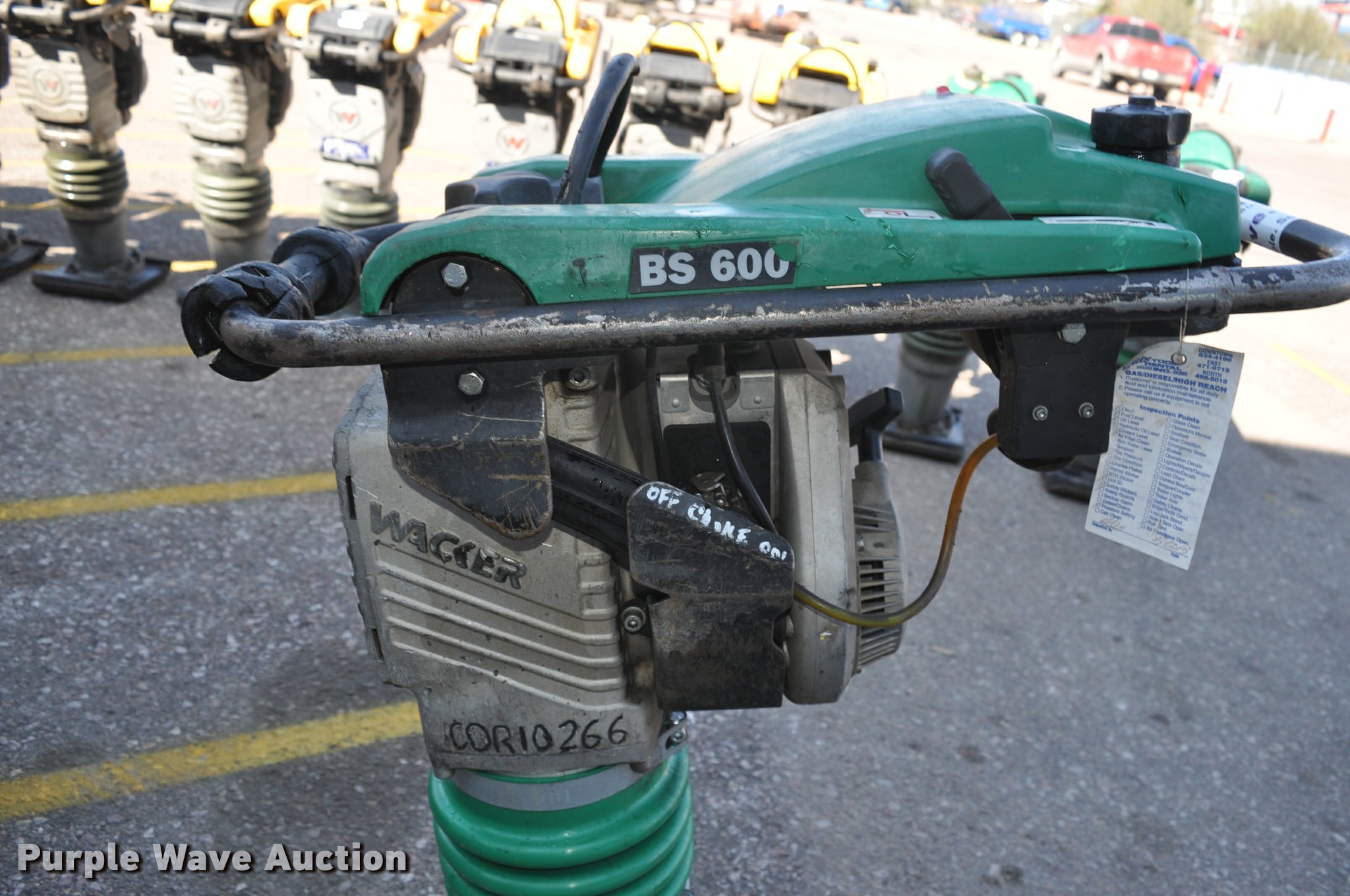 Wacker BS600 plate compactor in Colorado Springs, CO | Item L5174 sold ...
