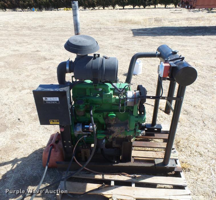 John Deere 4045 4.5L four cylinder diesel irrigation engine in Sublette ...