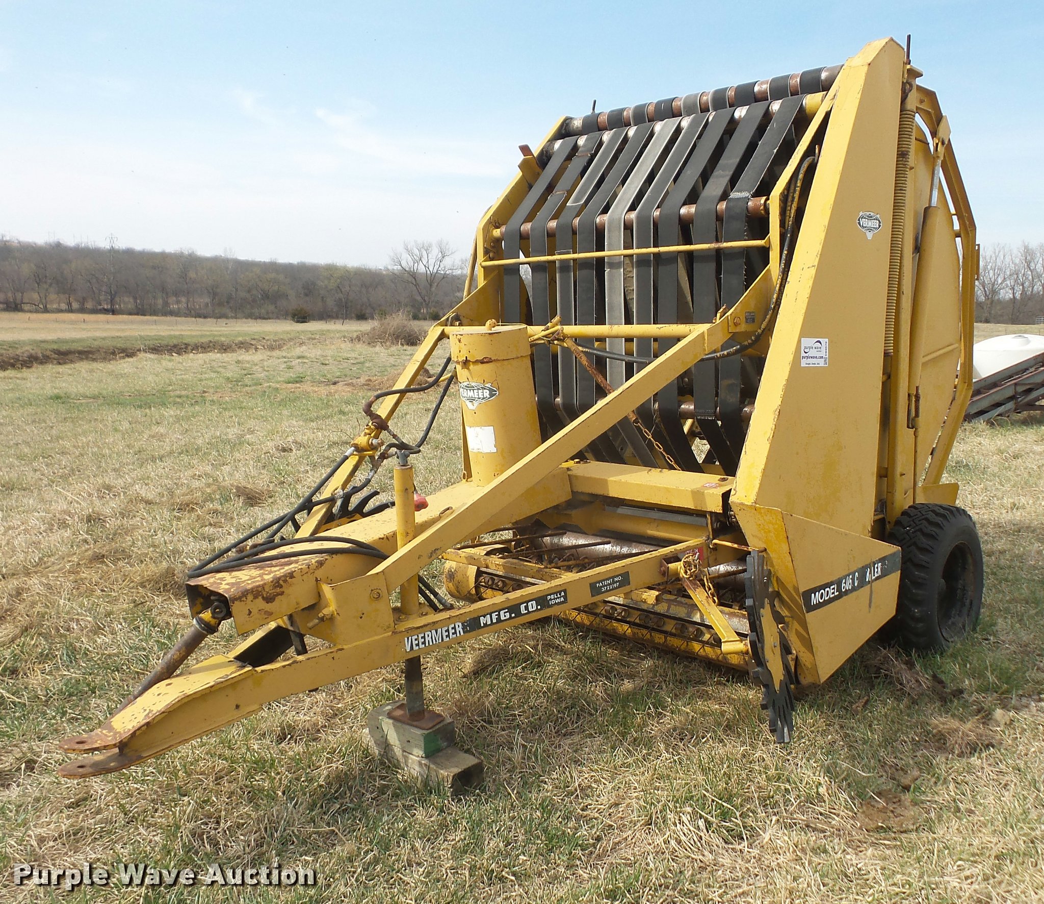 1974 Vermeer 605C round baler in Meriden, KS | Item DB0570 sold ...