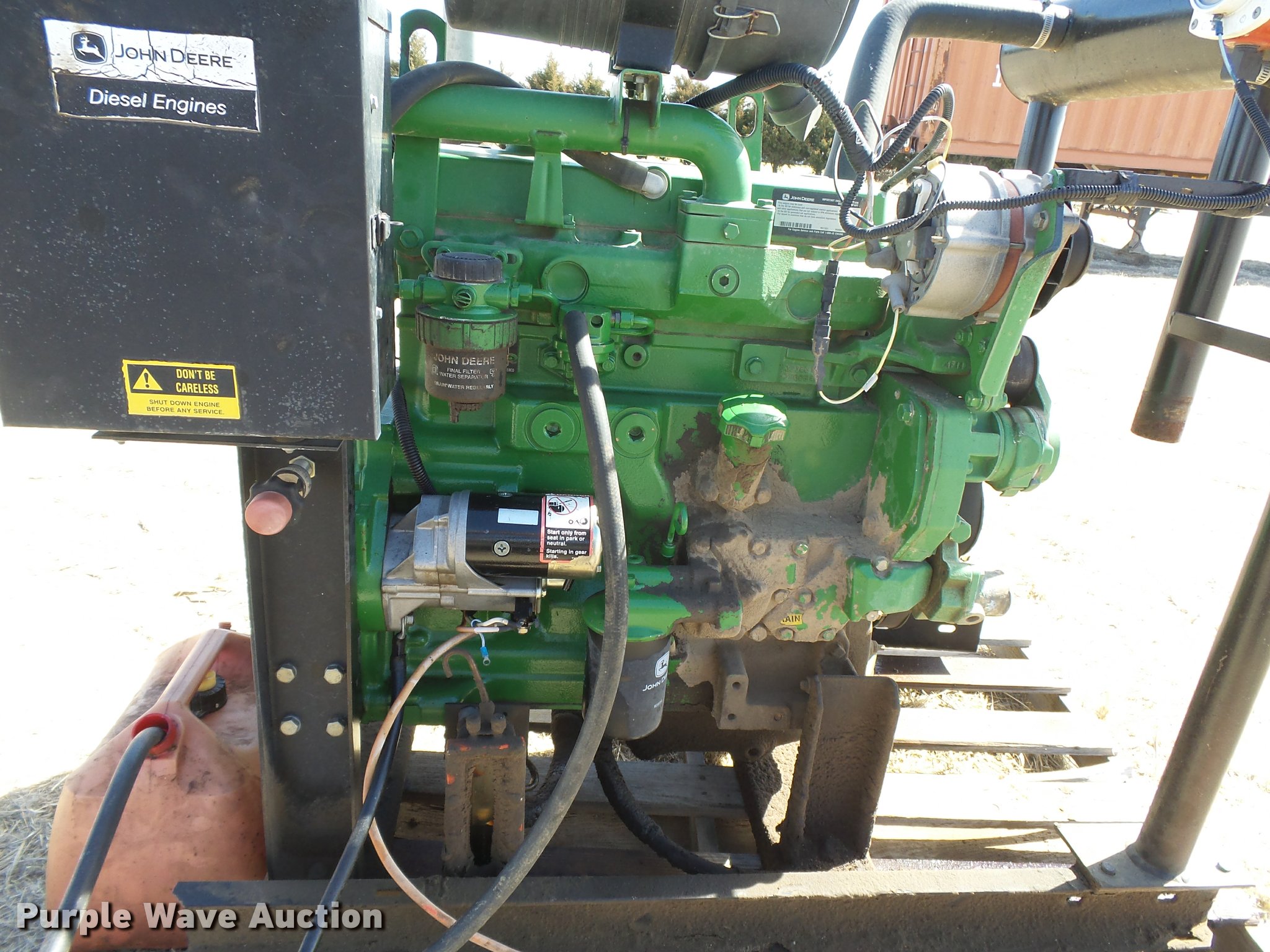 John Deere 4045 4.5L four cylinder diesel irrigation engine in Sublette ...