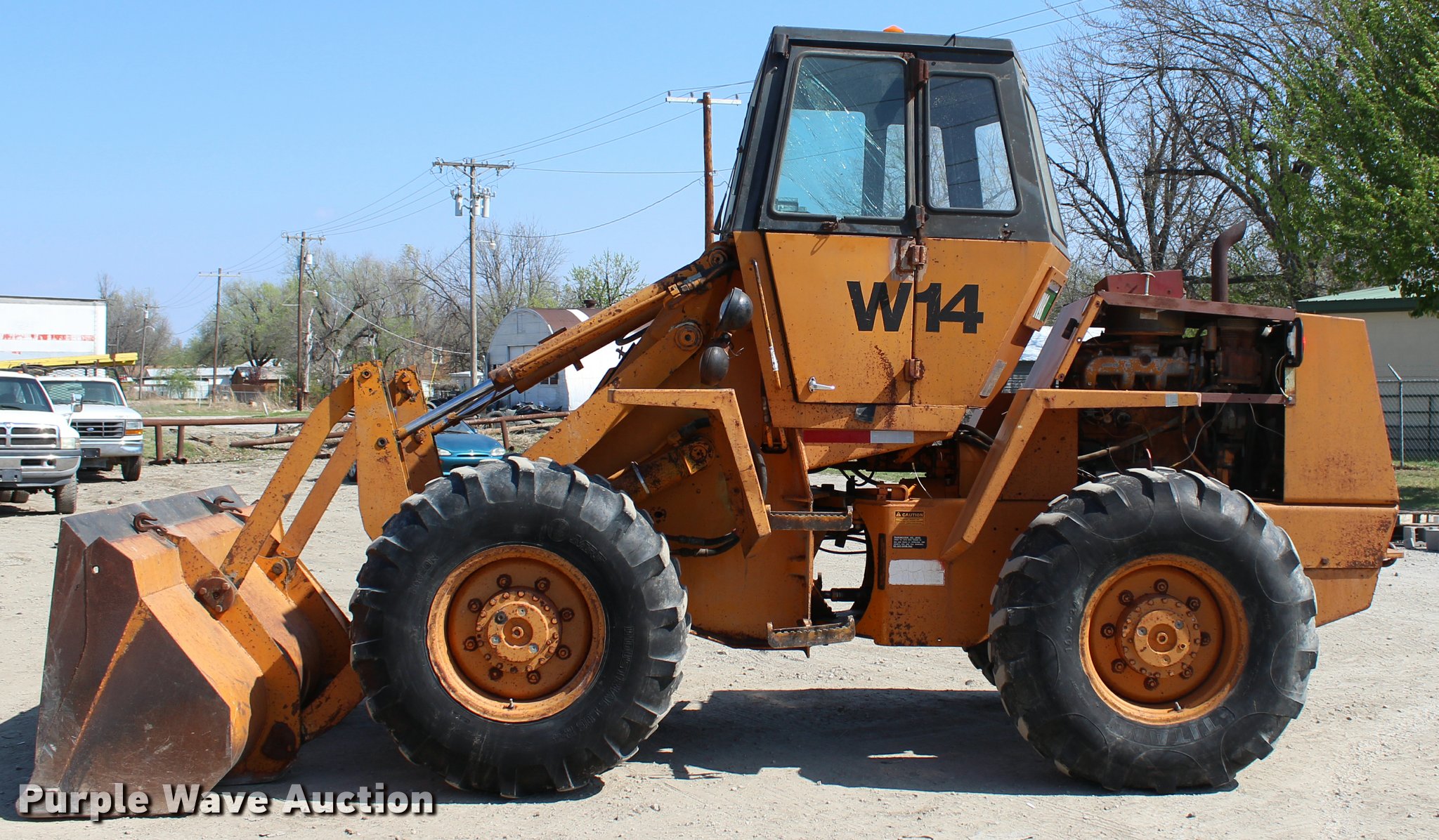 Case W14 wheel loader in Tulsa, OK | Item L4967 sold | Purple Wave
