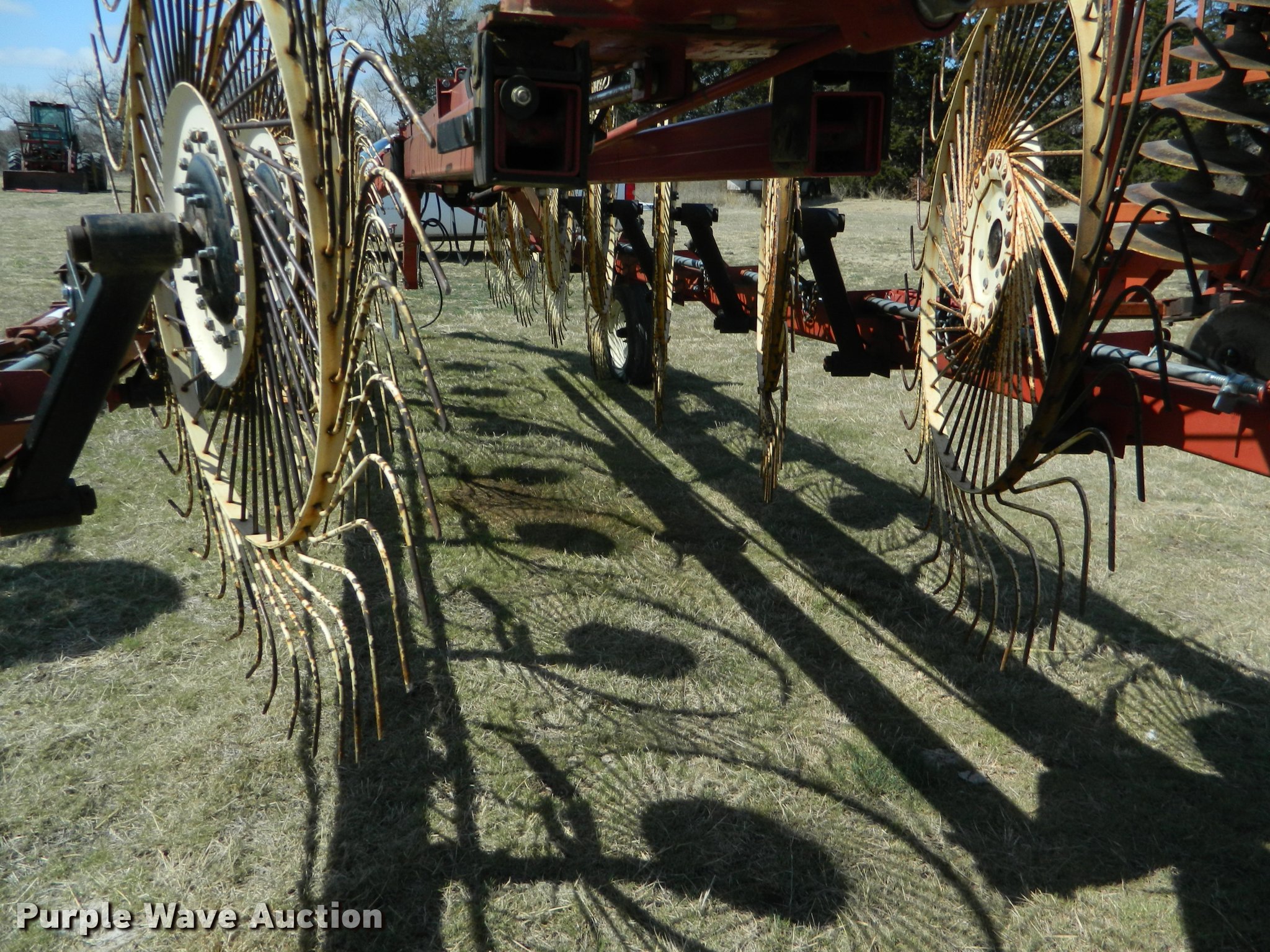 H&S high capacity hay rake in Logan, KS | Item K2661 sold | Purple Wave