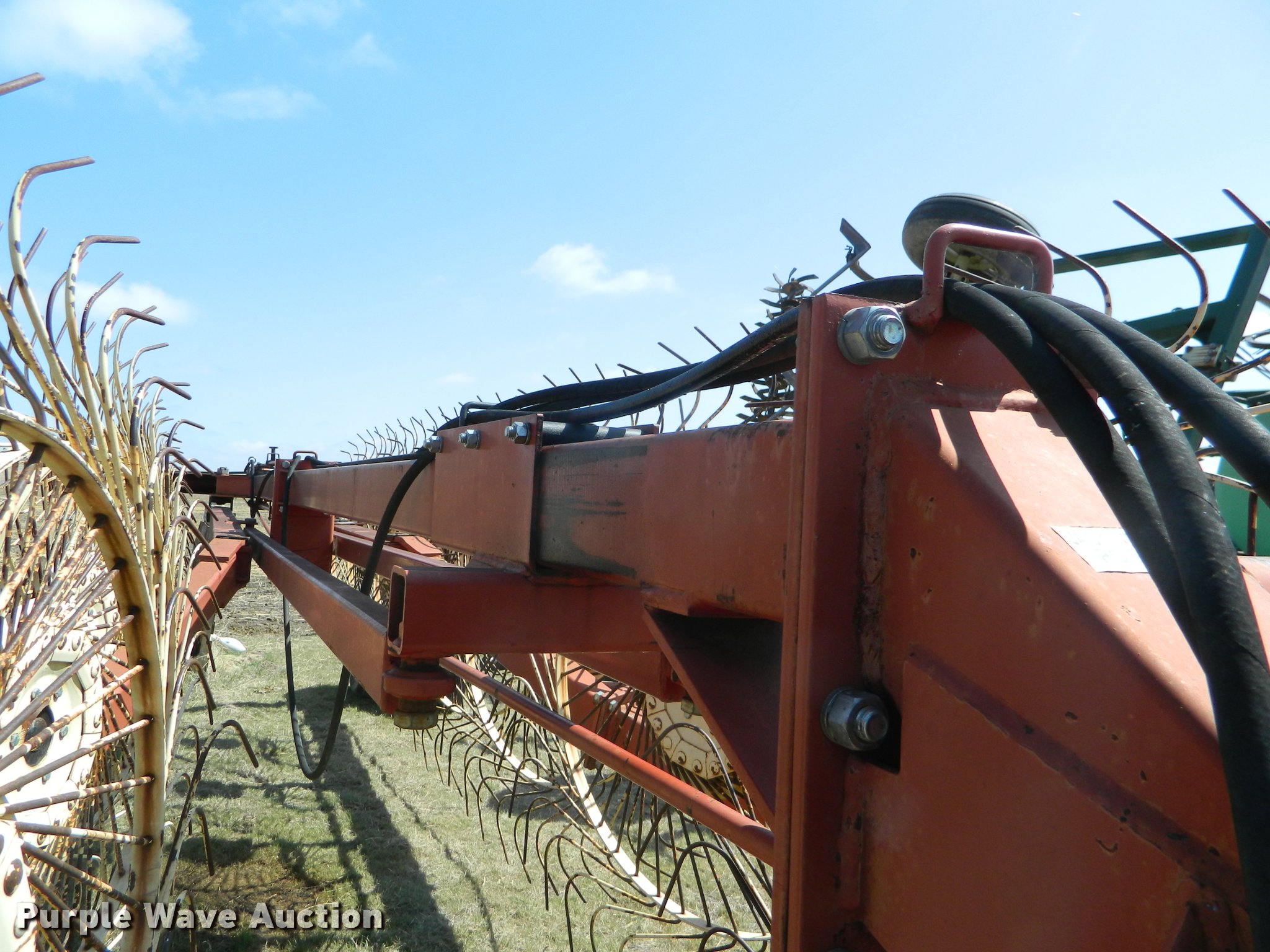 H&S high capacity hay rake in Logan, KS | Item K2661 sold | Purple Wave