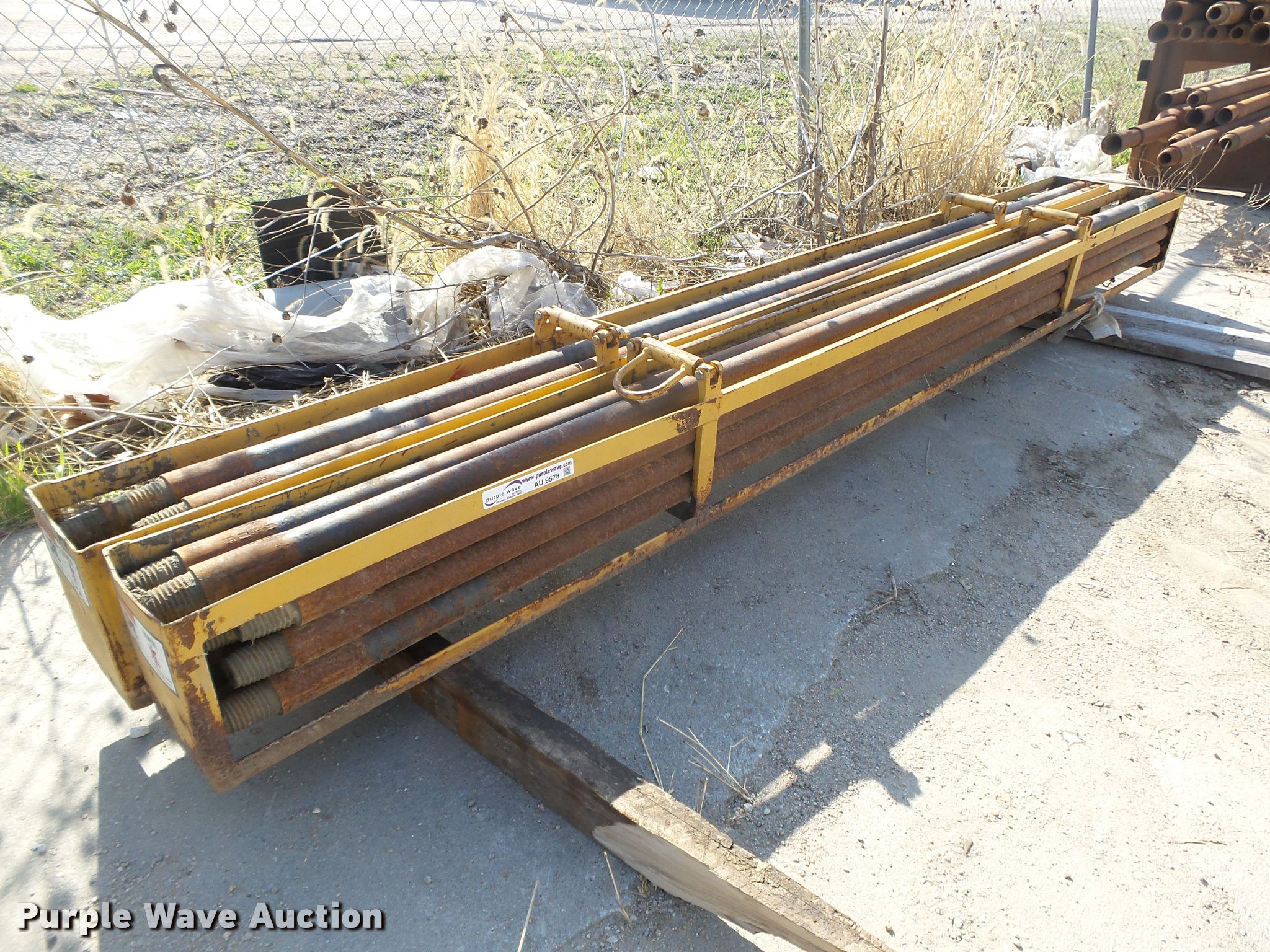 (22) Vermeer boring rods in Lincoln, NE | Item AU9578 sold | Purple Wave