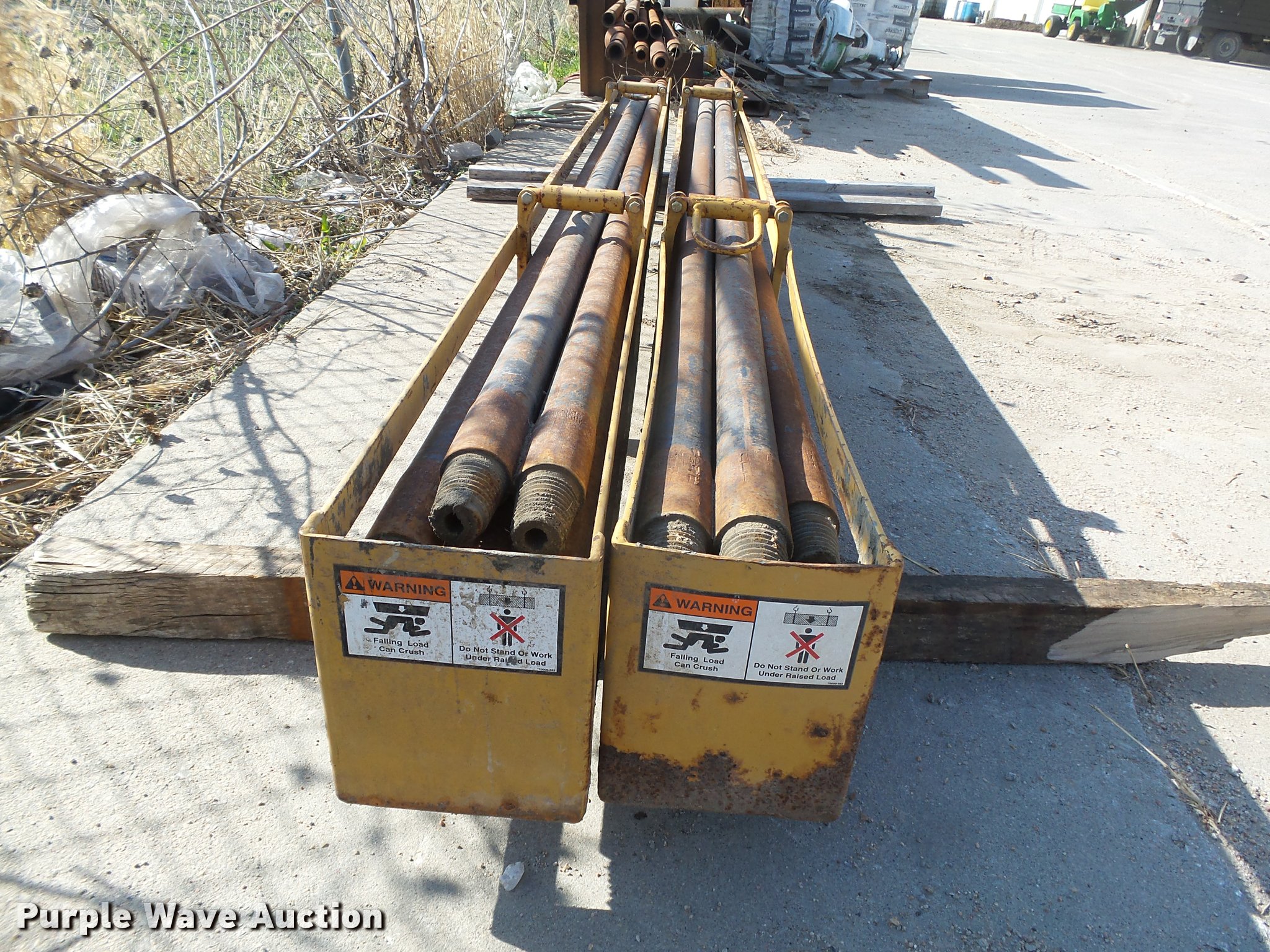 (22) Vermeer boring rods in Lincoln, NE | Item AU9578 sold | Purple Wave