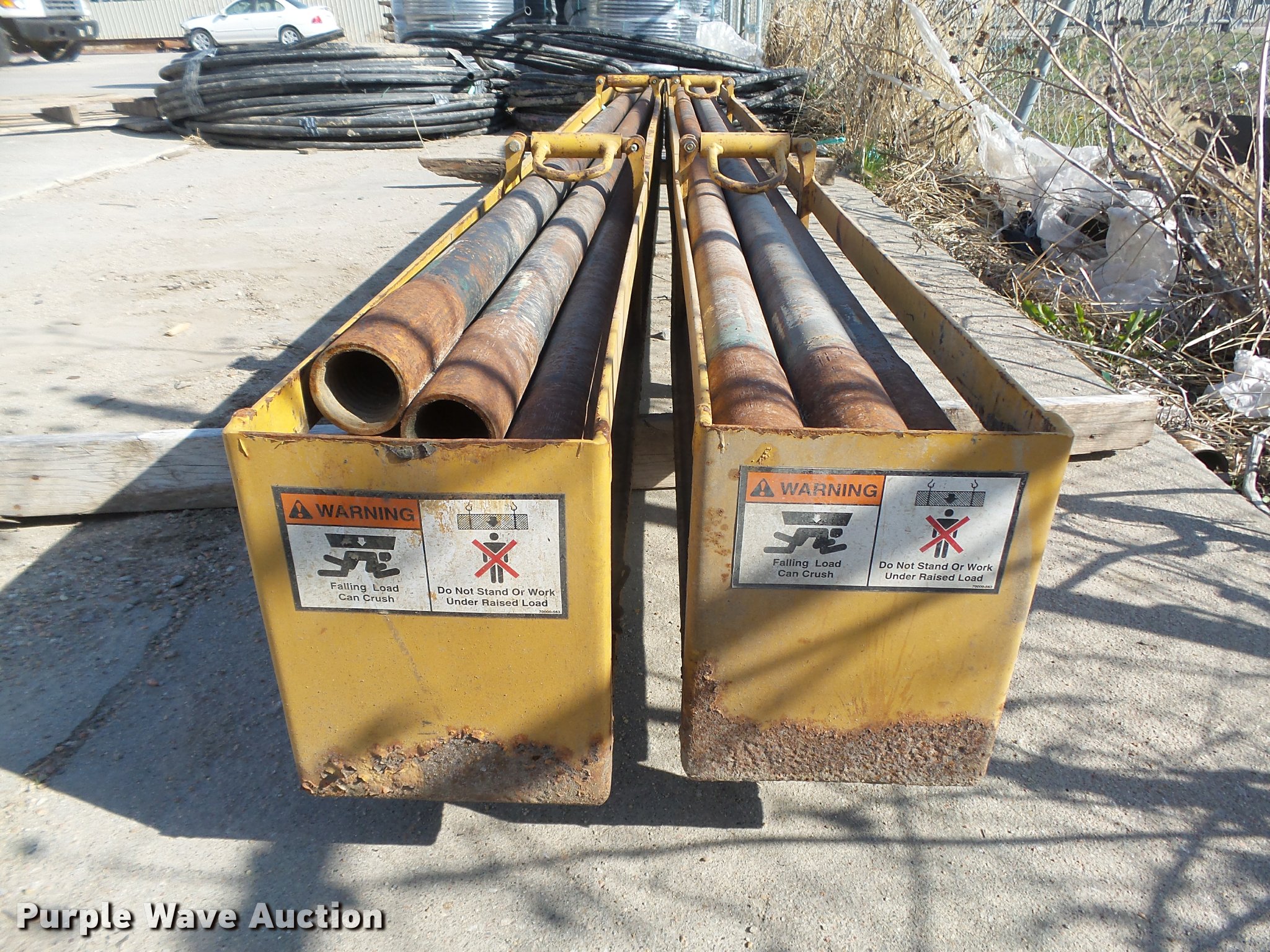 (22) Vermeer boring rods in Lincoln, NE | Item AU9578 sold | Purple Wave