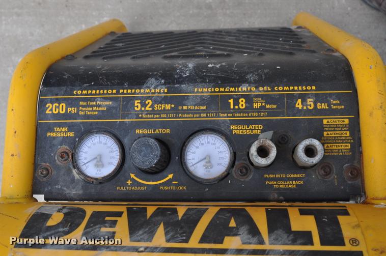 Dewalt D55146 air compressor in Pierre, SD | Item DC6493 sold | Purple Wave