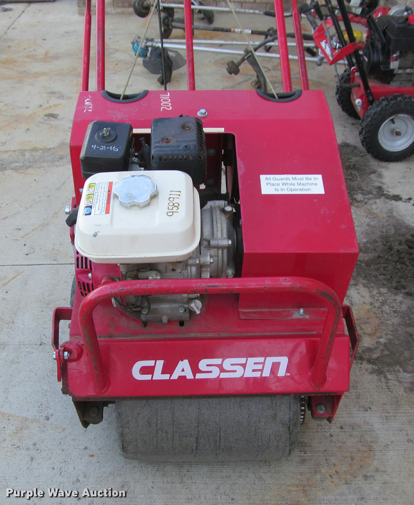 Classen TA-17D lawn aerator in Pierre, SD | Item J2548 sold | Purple Wave