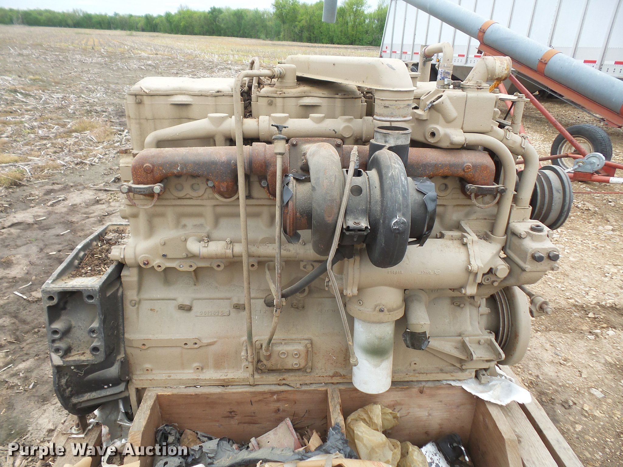 Cummins NTC-400 six cylinder turbo diesel engine in Westphalia, KS ...