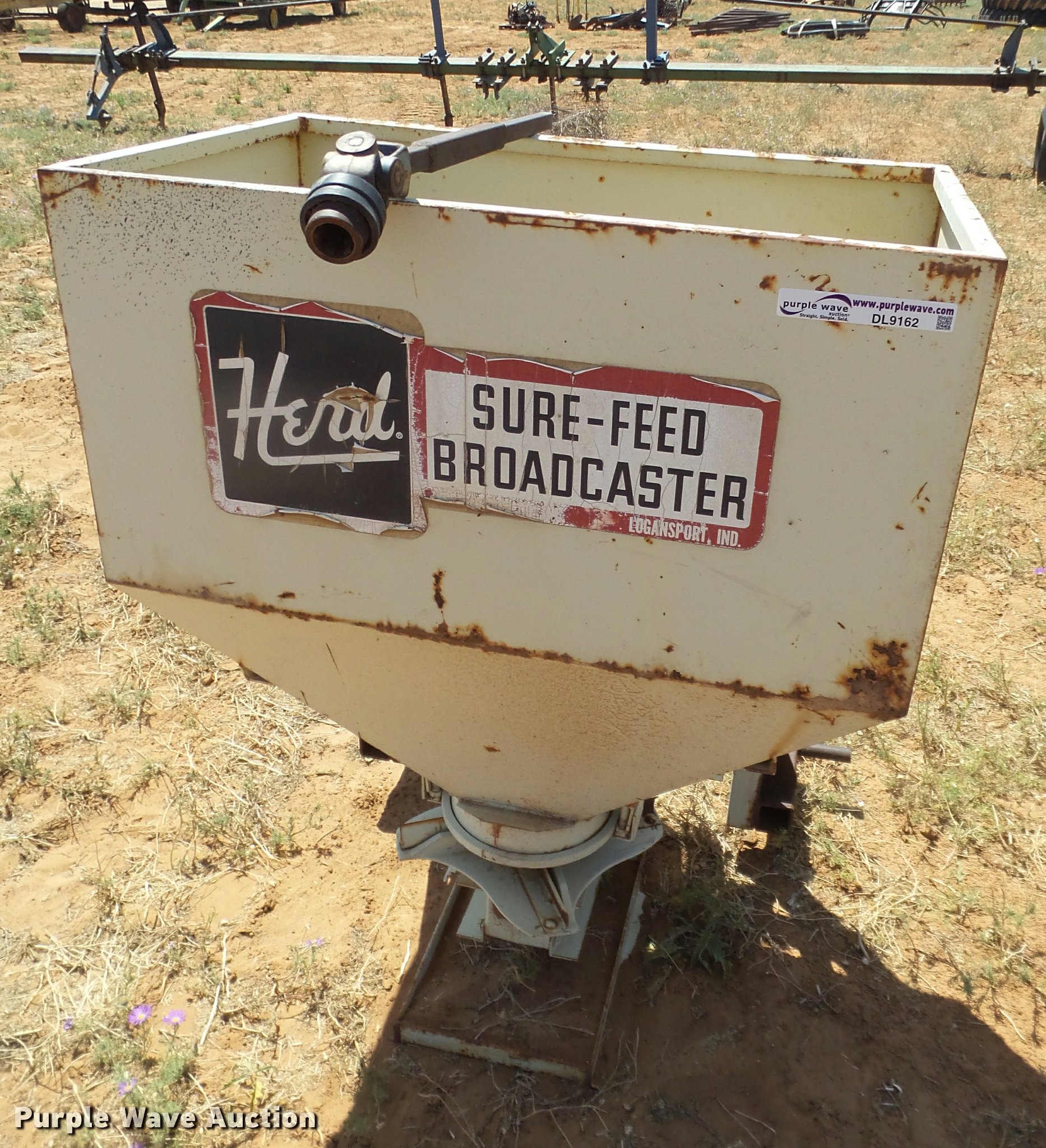 Herd Sure-Feed broadcast spreader in Tarzan, TX | Item DL9162 sold ...