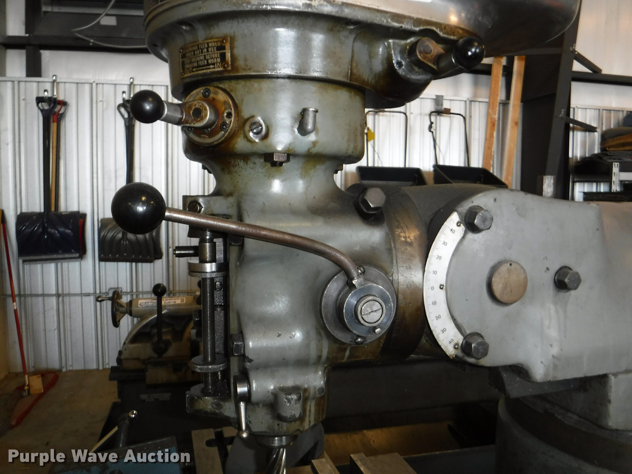 Bridgeport drill press in Gardner, KS | Item DJ9119 sold | Purple Wave