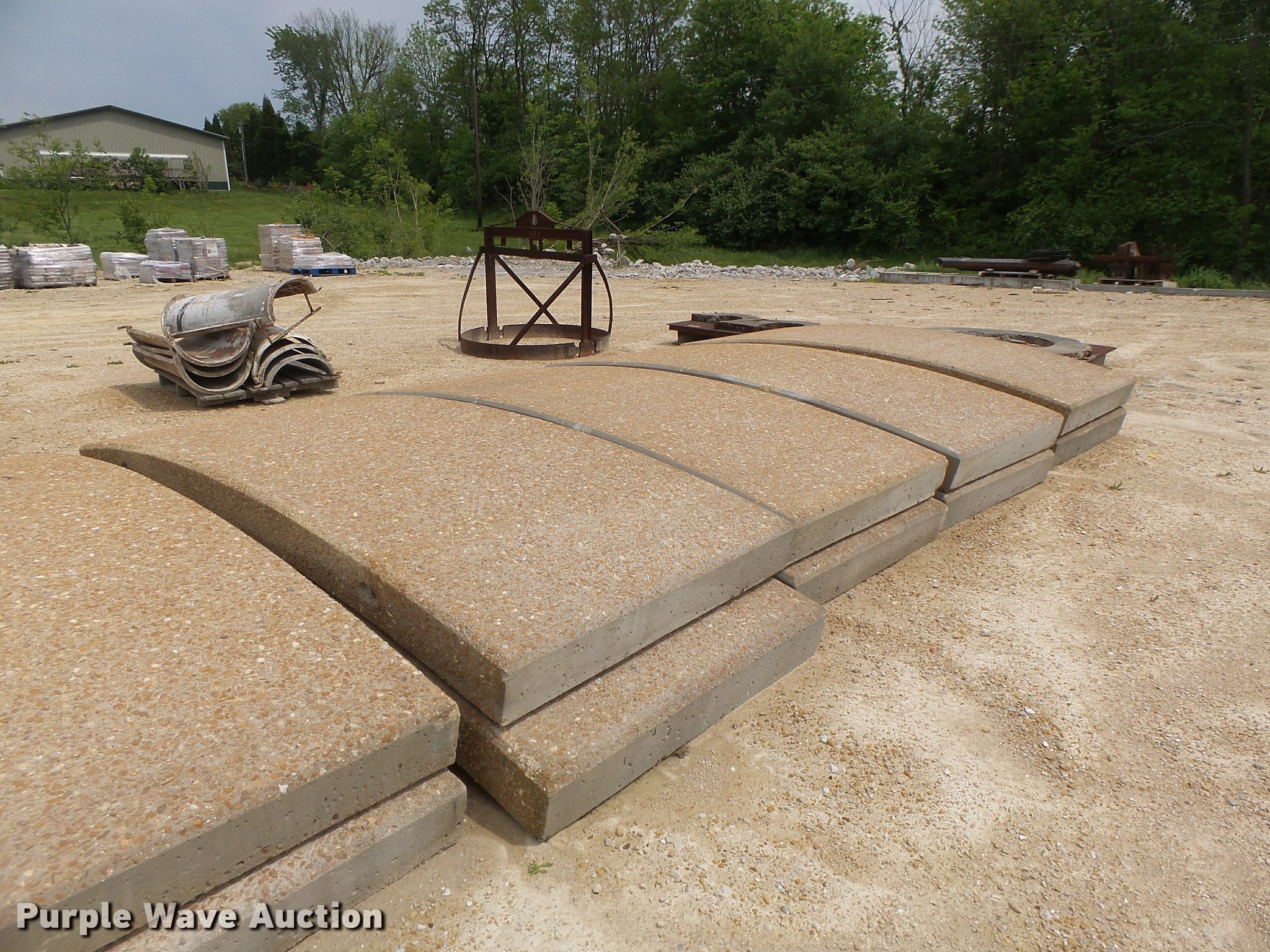 Exposed aggregate concrete walls in Fulton, MO | Item DA9499 sold ...