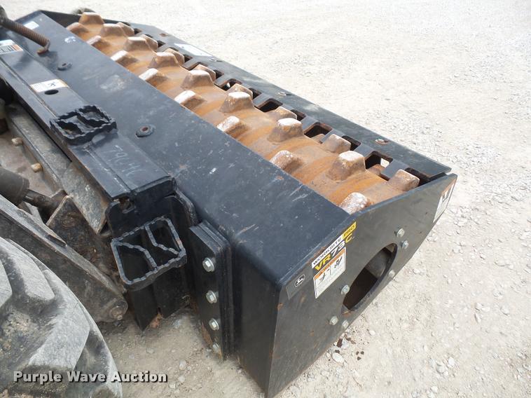 2011 John Deere Worksite Pro VR73C vibratory skid steer roller in ...