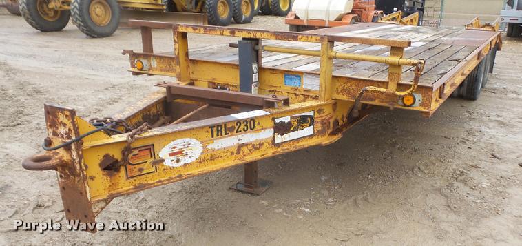 1995 CZ Engineering C218KT equipment trailer in Topeka, KS | Item ...