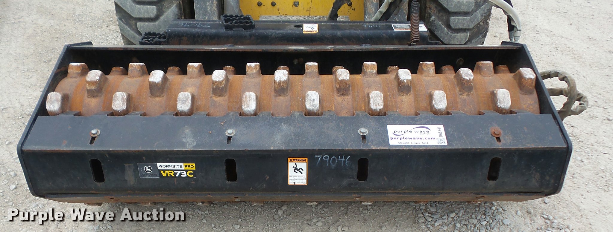 2011 John Deere Worksite Pro VR73C vibratory skid steer roller in ...