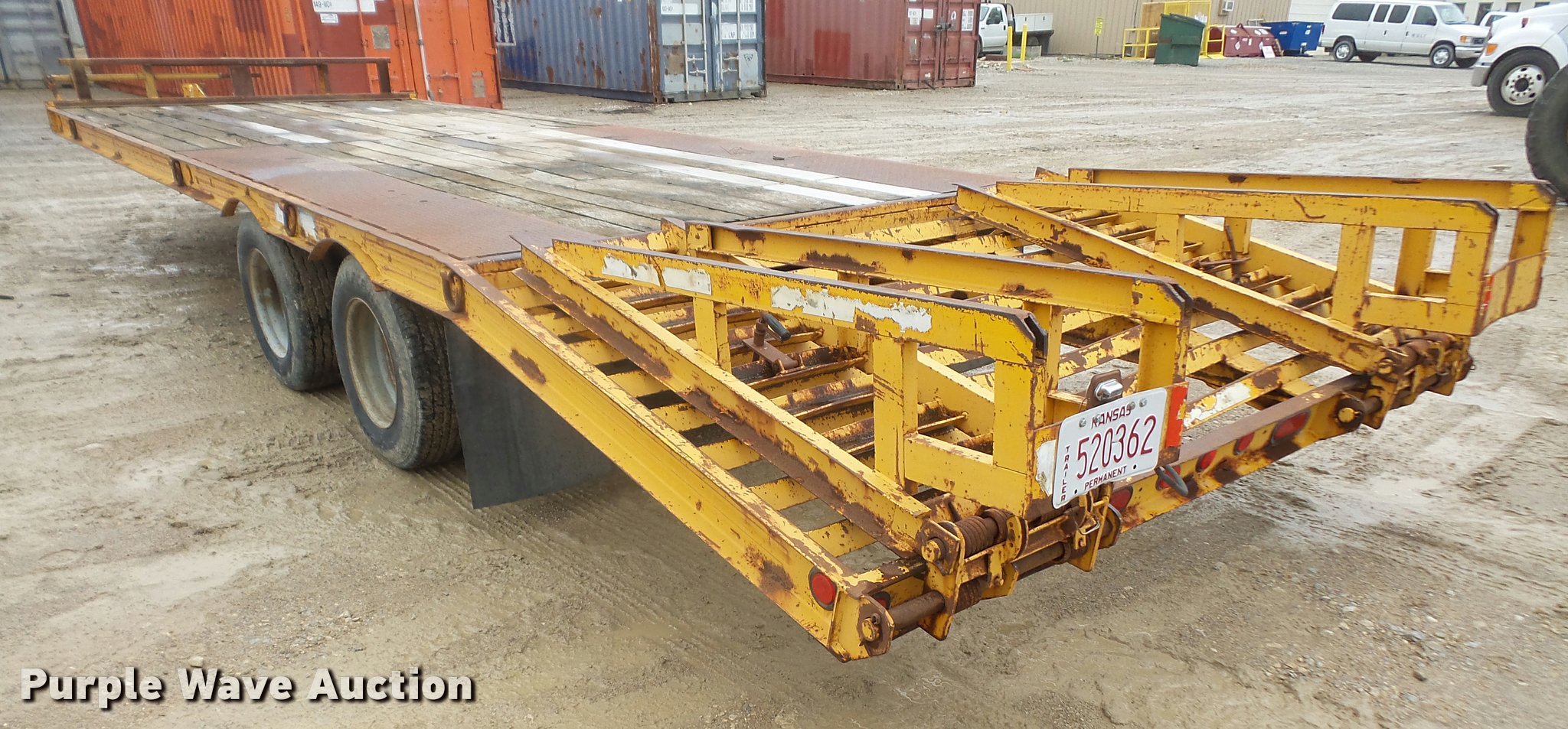 1995 CZ Engineering C218KT equipment trailer in Topeka, KS | Item ...