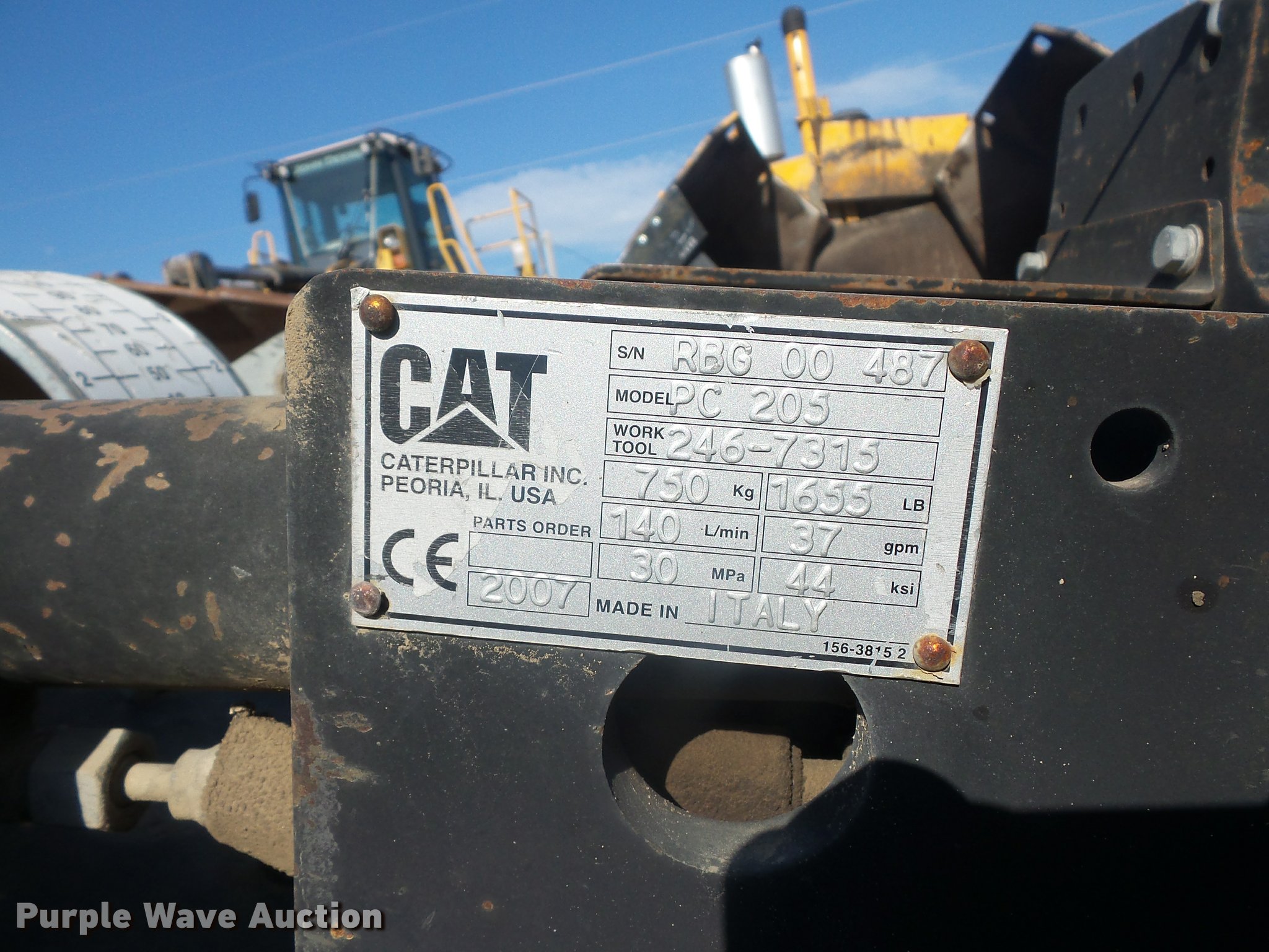 2007 Caterpillar PC205 skid steer planer in Kansas City, MO | Item ...