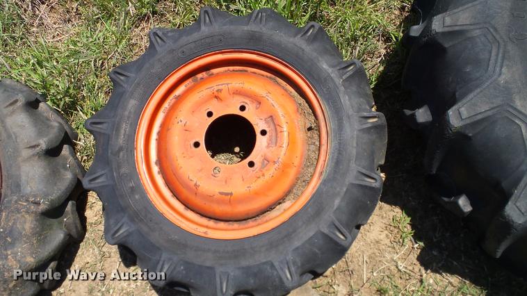 (4) Kubota tractor wheels and tires in Tulsa, OK | Item DA6146 sold ...