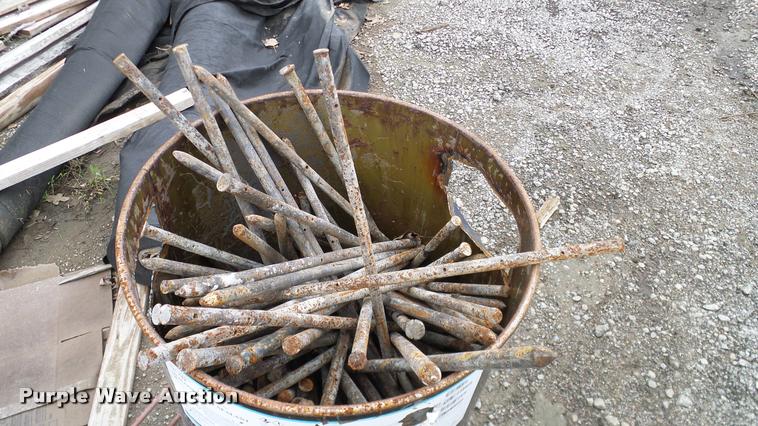 Does anyone know what is going on here? Metal rod hanging/sticking out ...