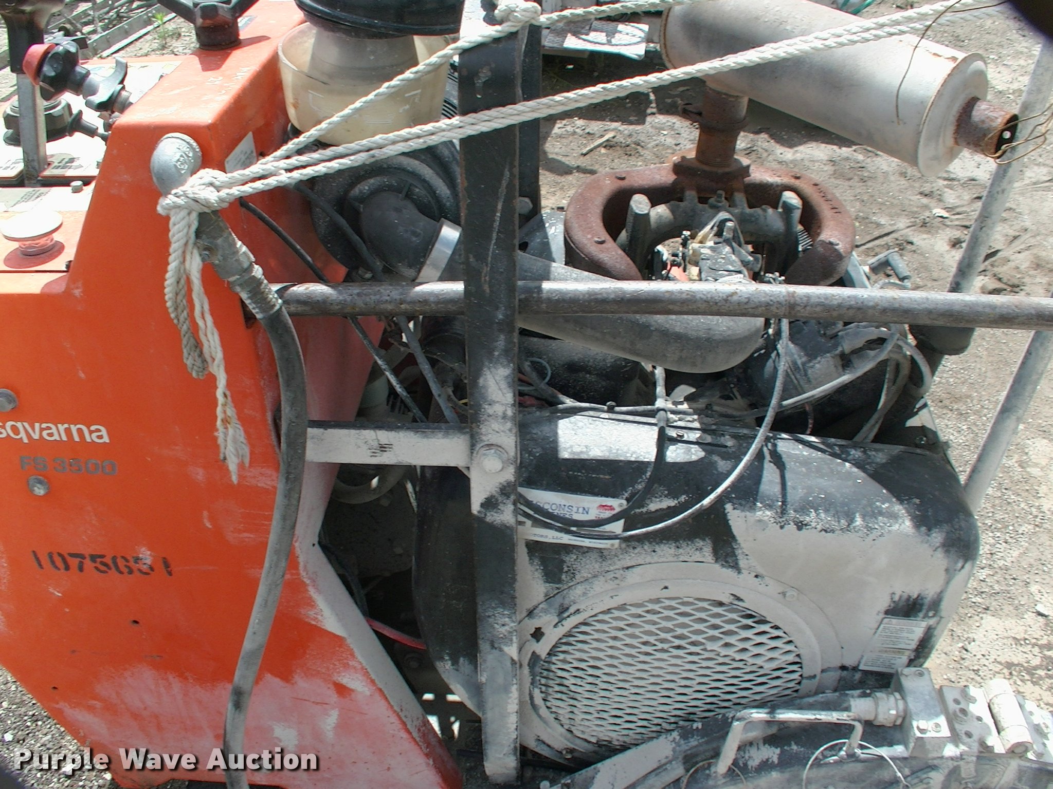 Husqvarna FS3500 concrete saw in Tulsa, OK | Item DP9297 sold | Purple Wave