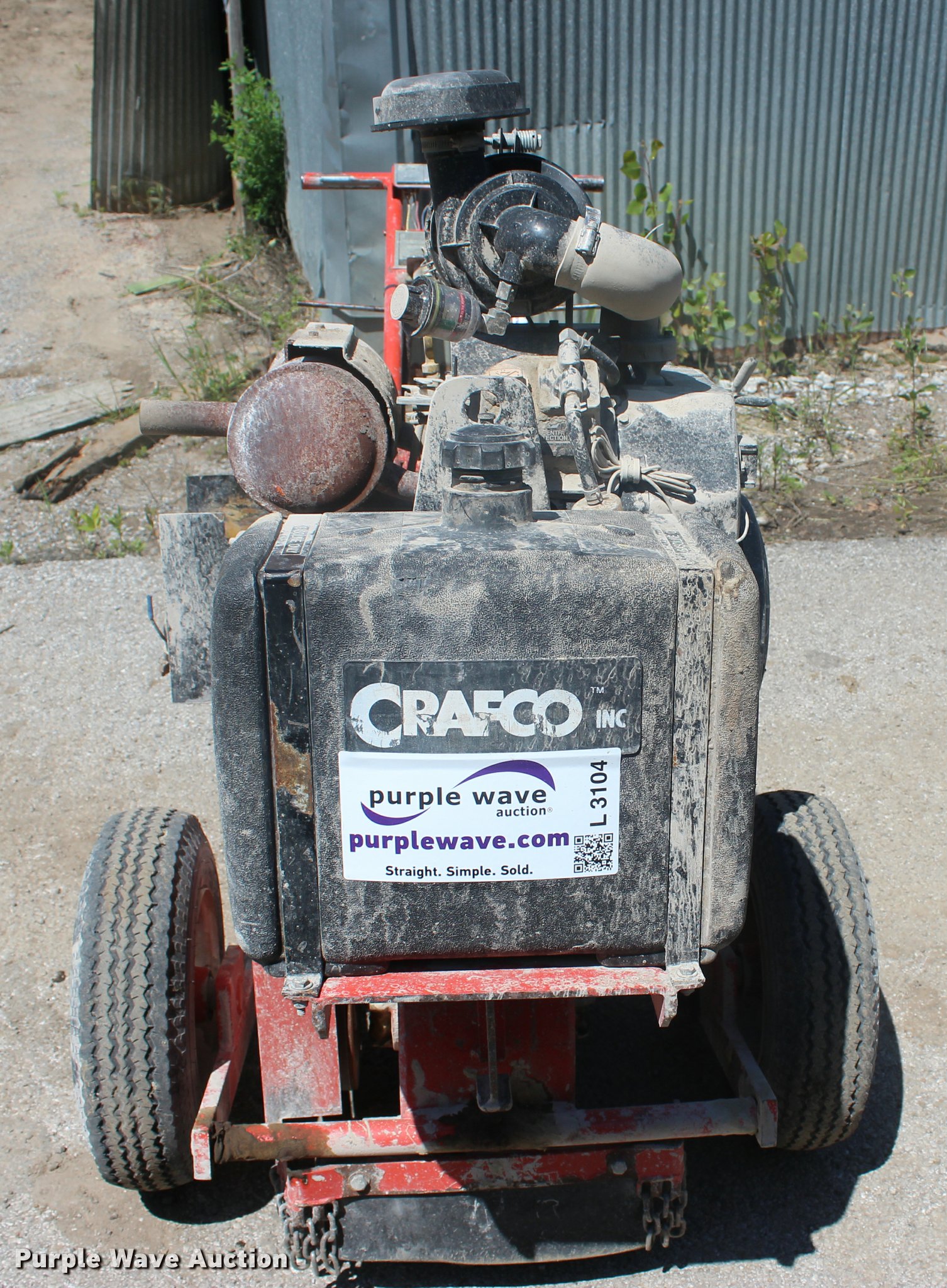 Crafco 200 pavement cutter in Tulsa, OK | Item DP9435 sold | Purple Wave