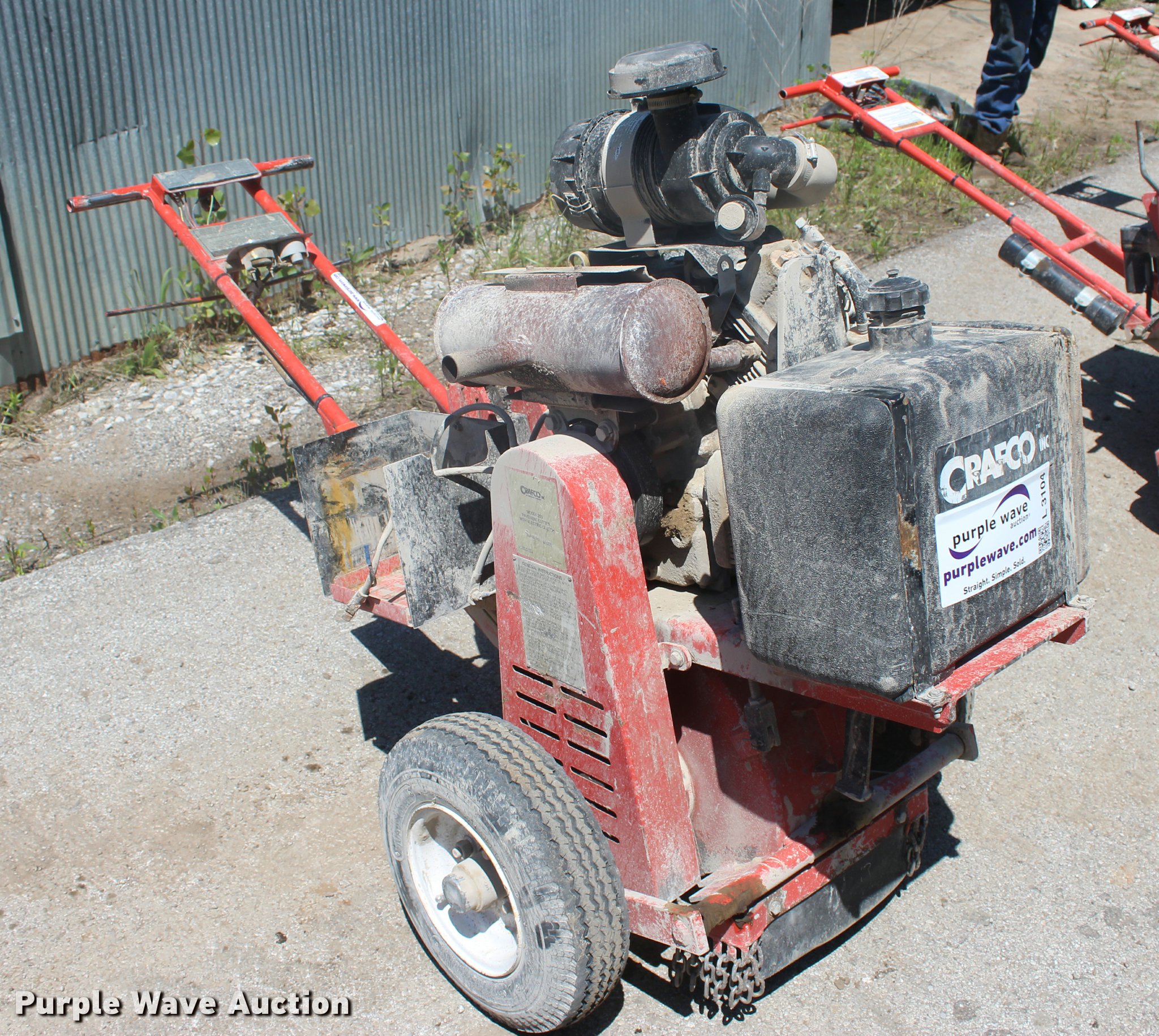 Crafco 200 pavement cutter in Tulsa, OK | Item DP9435 sold | Purple Wave