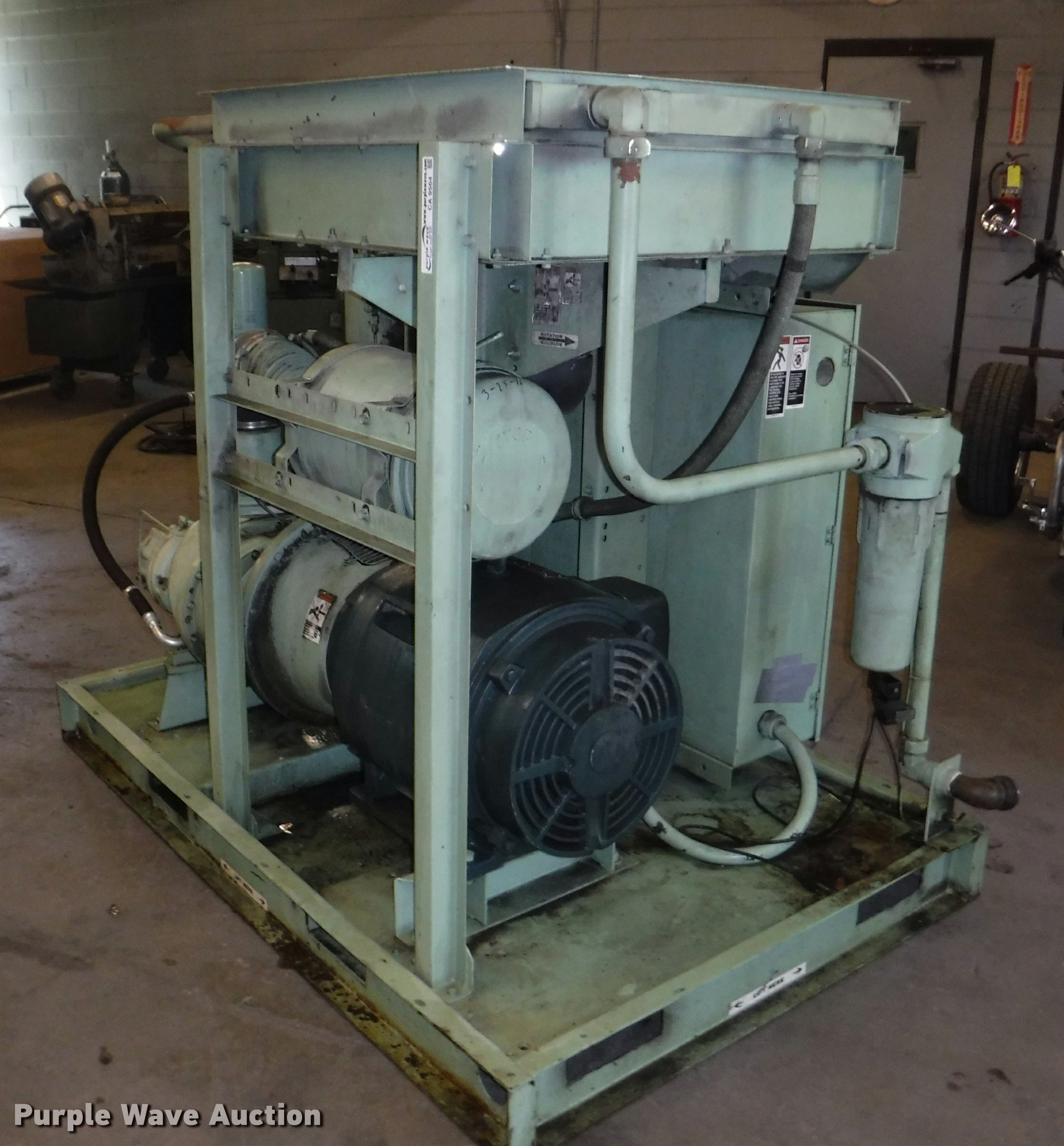 Sullair LS16 rotary screw air compressor in Manhattan, KS | Item CA9564 ...