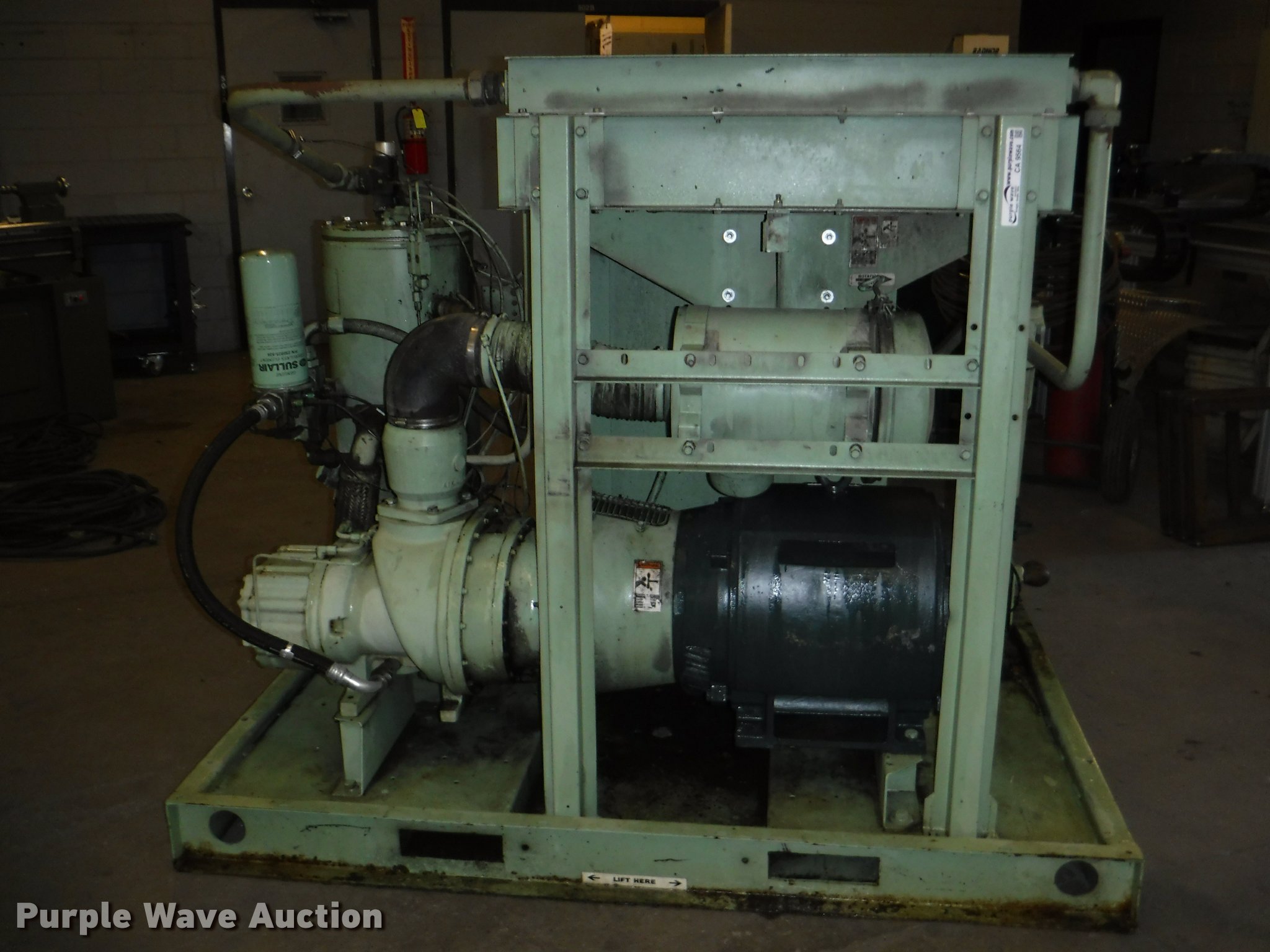 Sullair LS16 rotary screw air compressor in Manhattan, KS | Item CA9564 ...